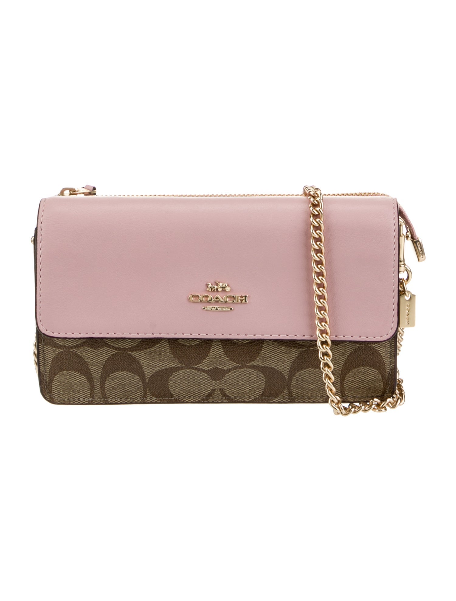 Coach Leather Crossbody Bag - Pink Crossbody Bags, Handbags - CCH62125 ...