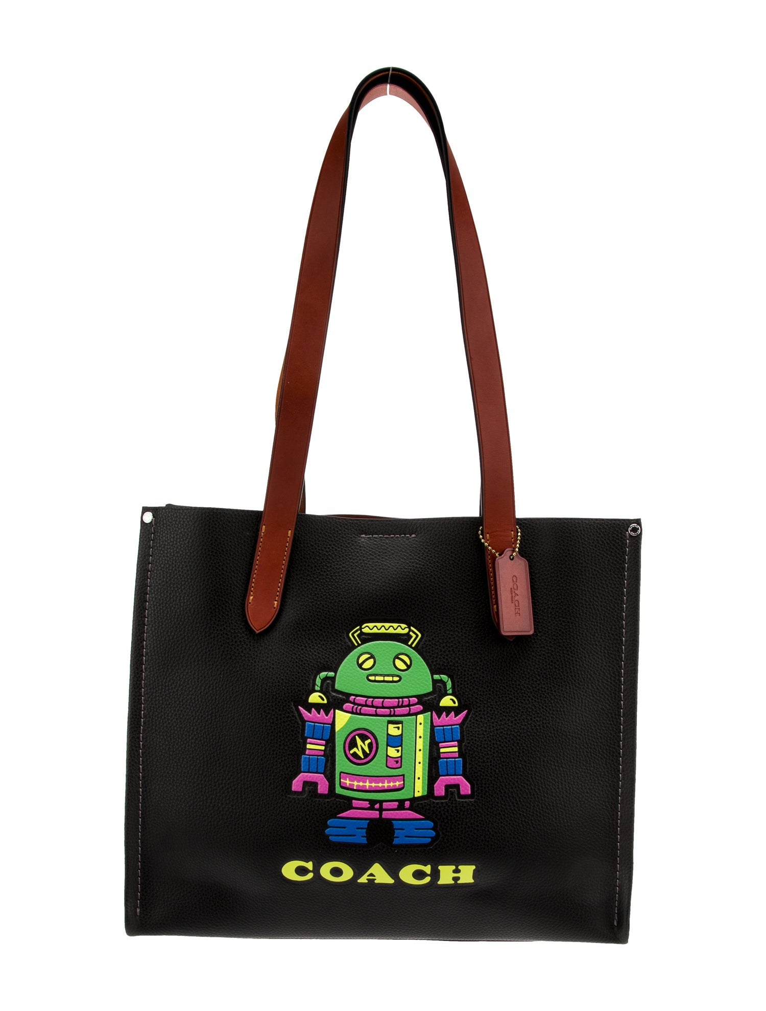 Coach Leather Shoulder Bag w/ Tags - Black Shoulder Bags, Handbags ...