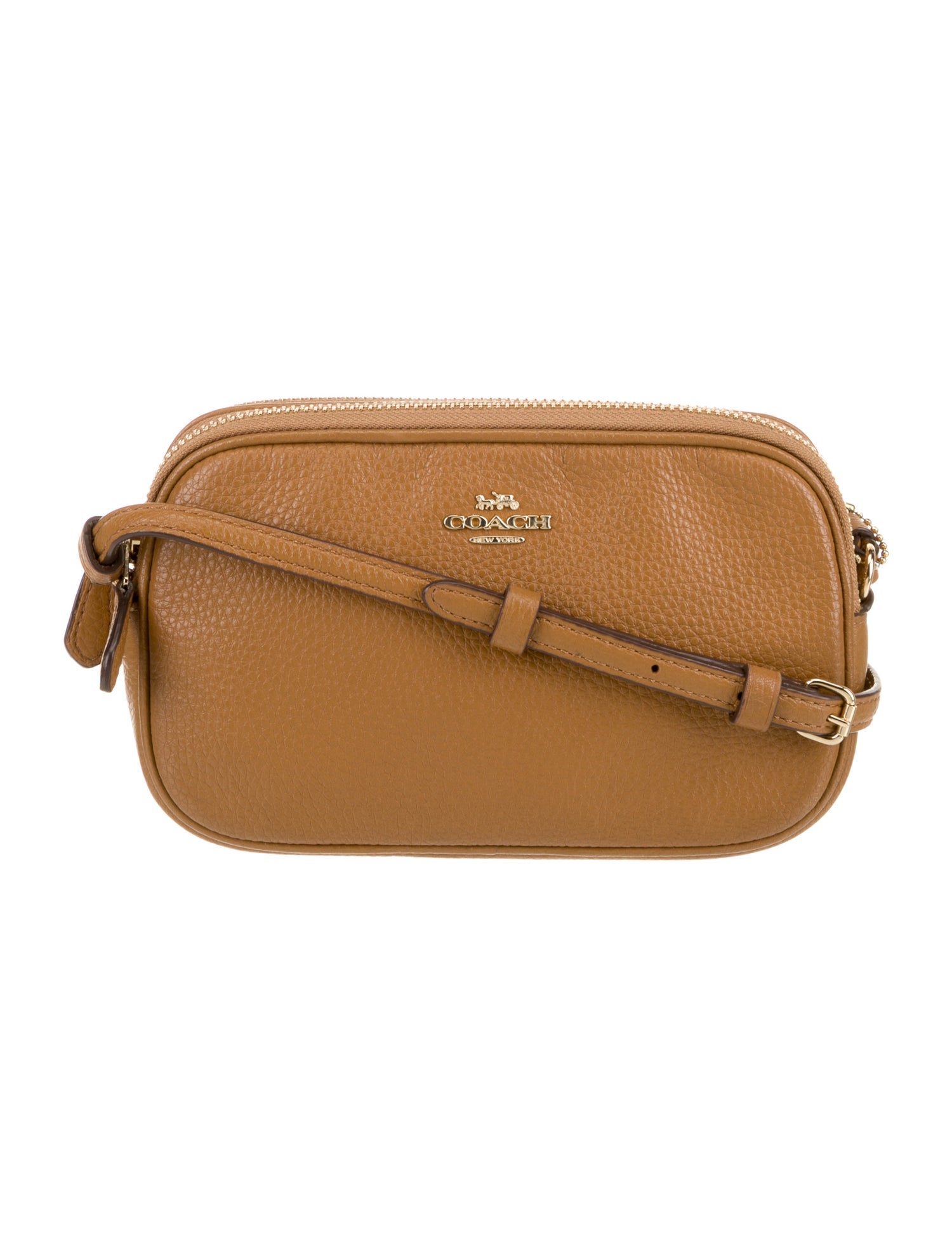 Coach Leather Crossbody Bag - Brown Crossbody Bags, Handbags - CCH62818 ...