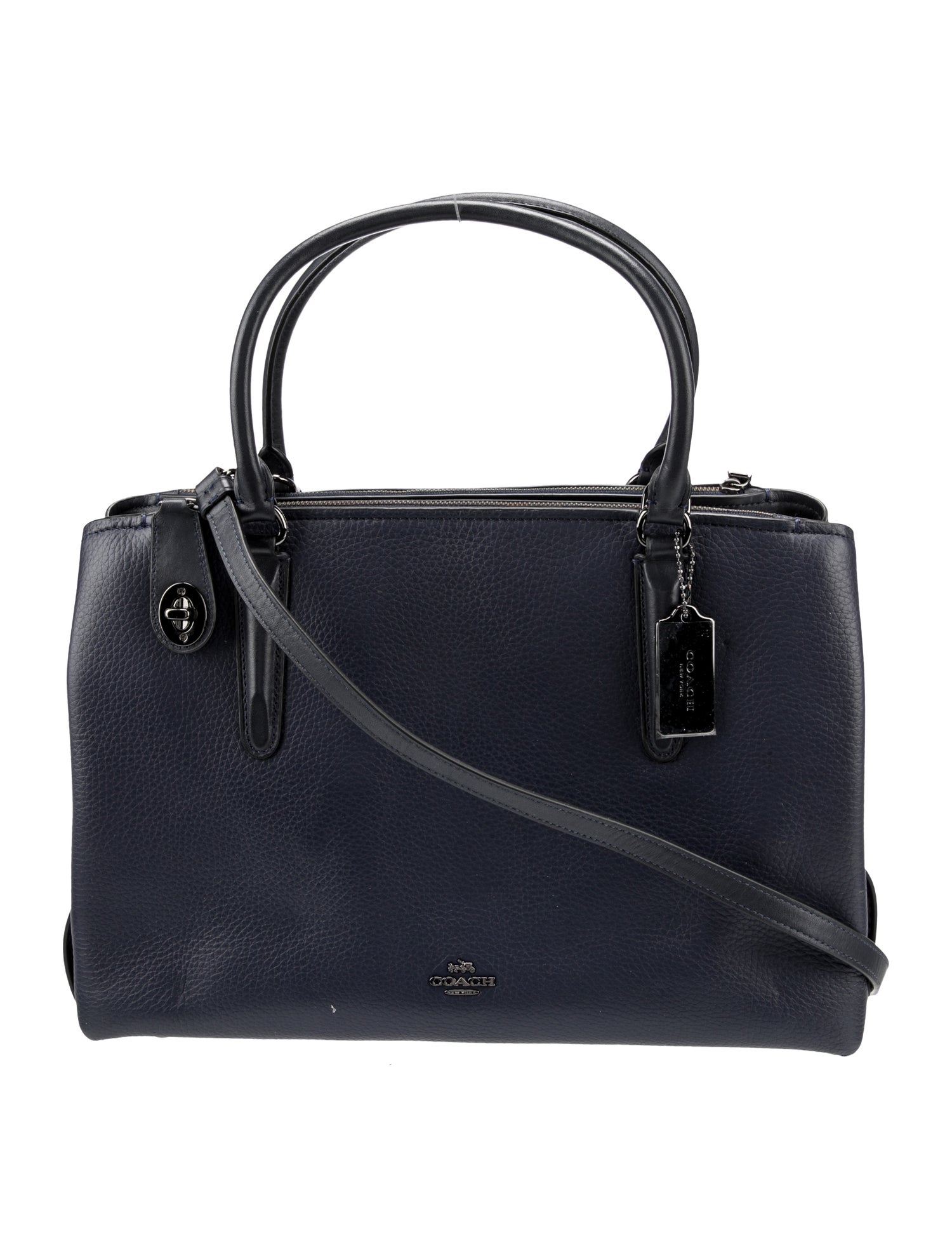 Coach Leather Top Handle Bag - Blue Handle Bags, Handbags - CCH63034 ...