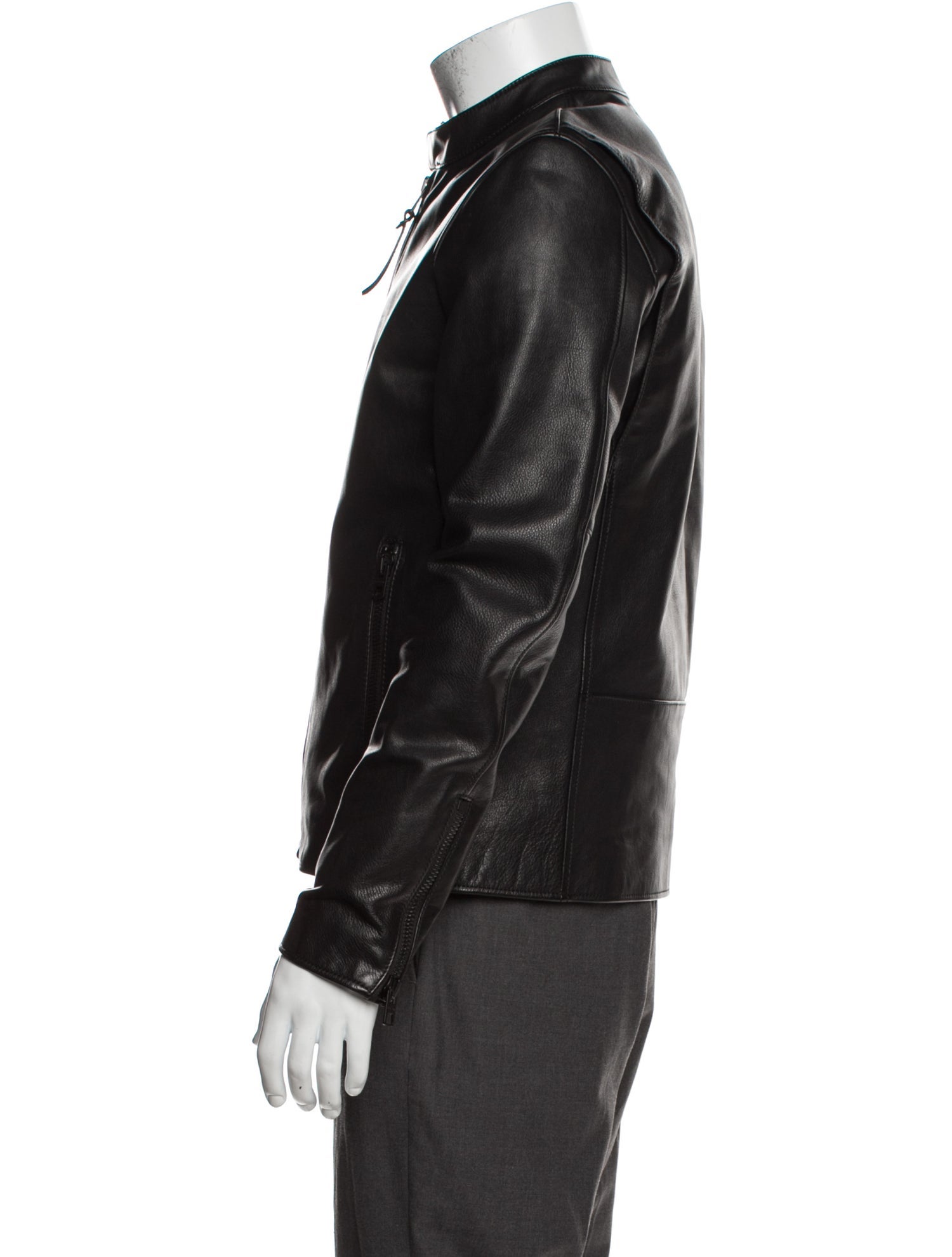 Coach Leather Moto Jacket - Black Outerwear, Clothing - CCH63640 | The ...