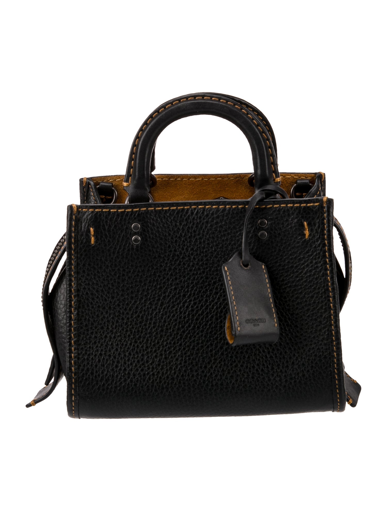 Coach Leather Rogue Bag - Black Handle Bags, Handbags - CCH63706 | The ...