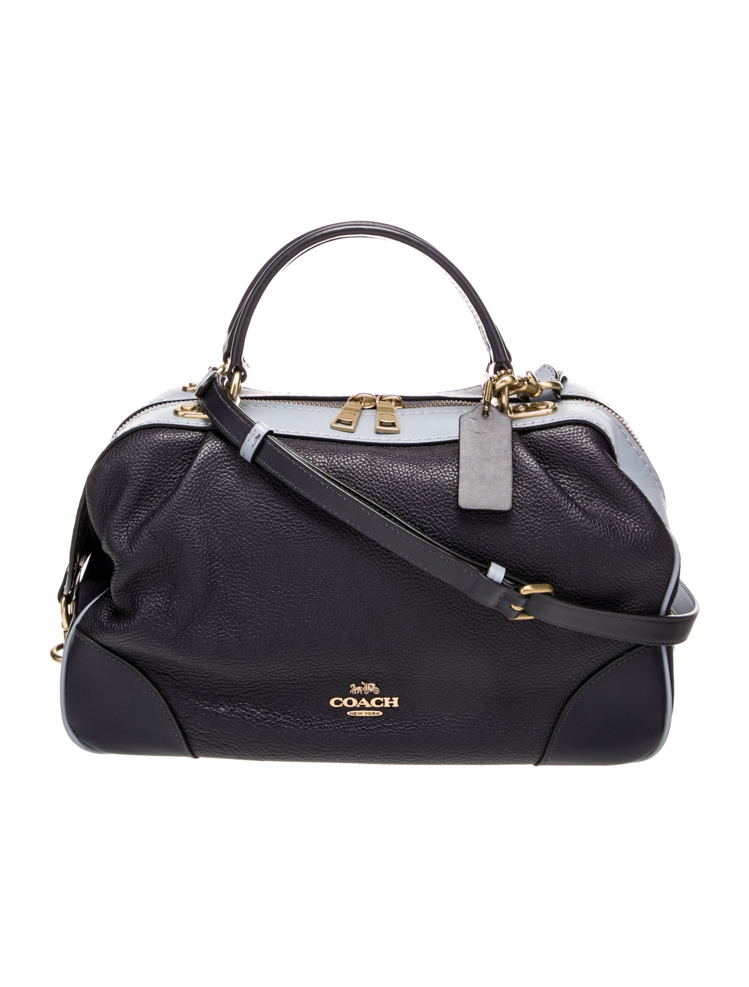 Coach Leather Top Handle Bag - Blue Handle Bags, Handbags - CCH64344 ...