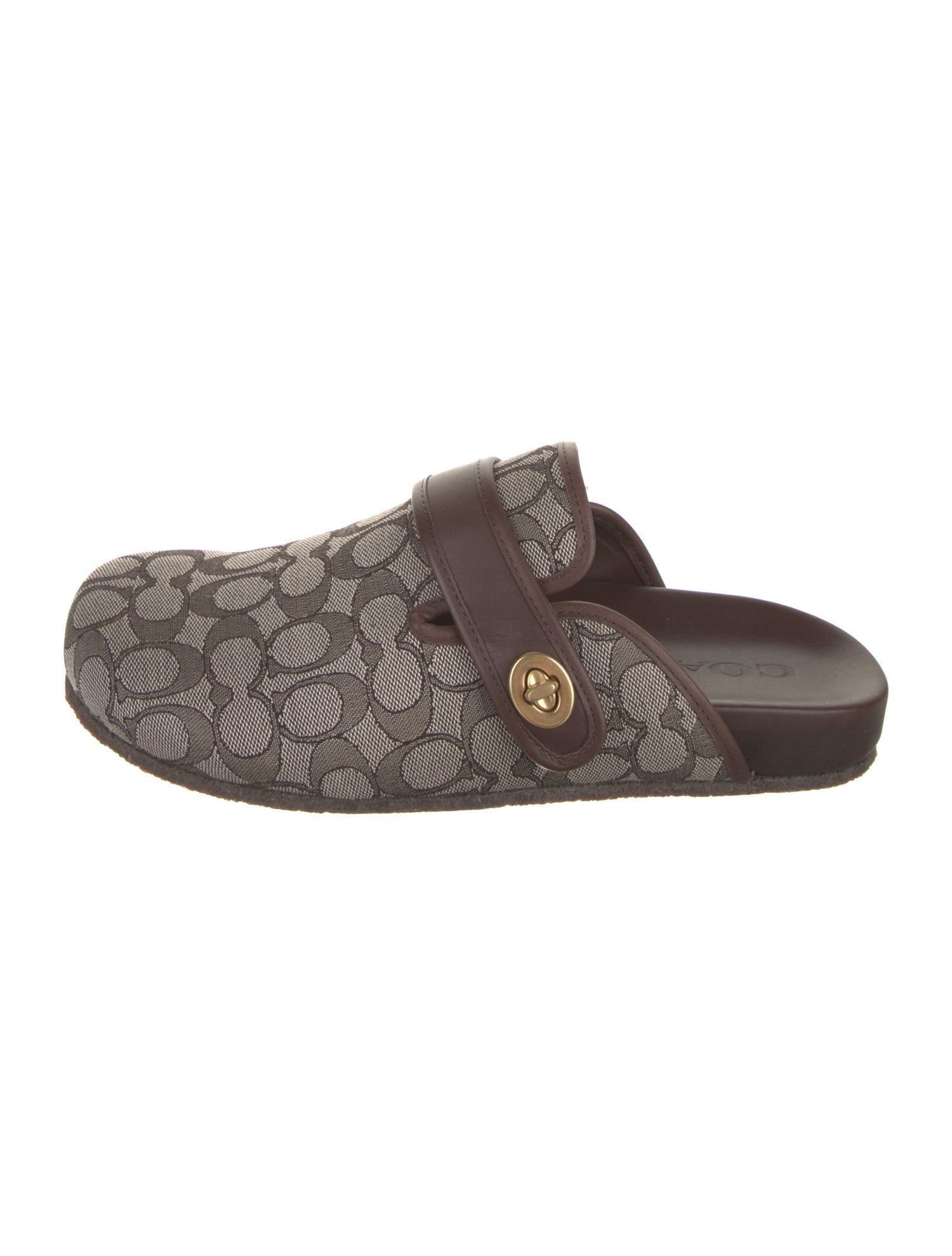 Coach Jacquard Printed Slippers - Neutrals Loafers, Shoes - CCH64466 ...