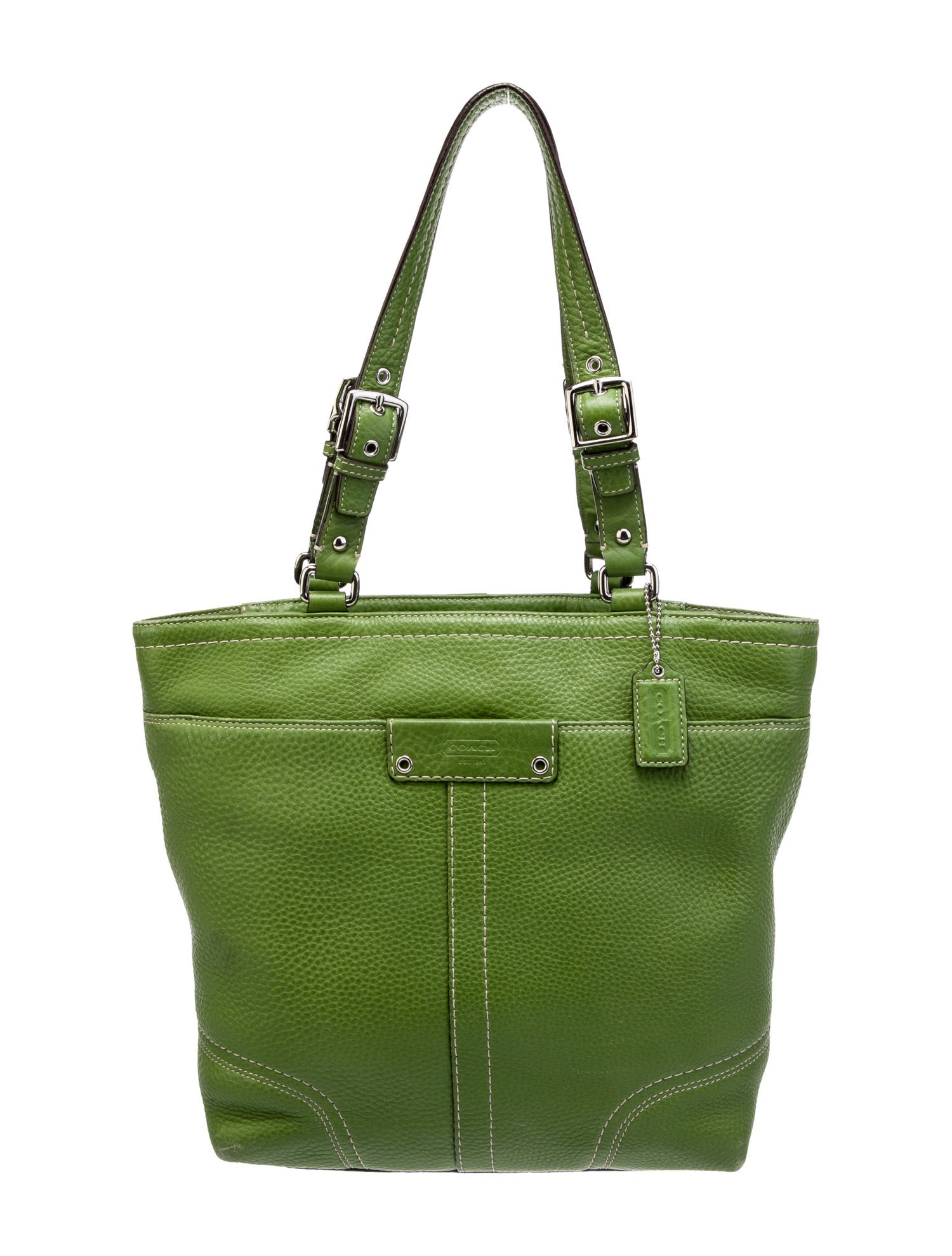 Coach Leather Shoulder Bag - Green Shoulder Bags, Handbags - CCH64957 ...