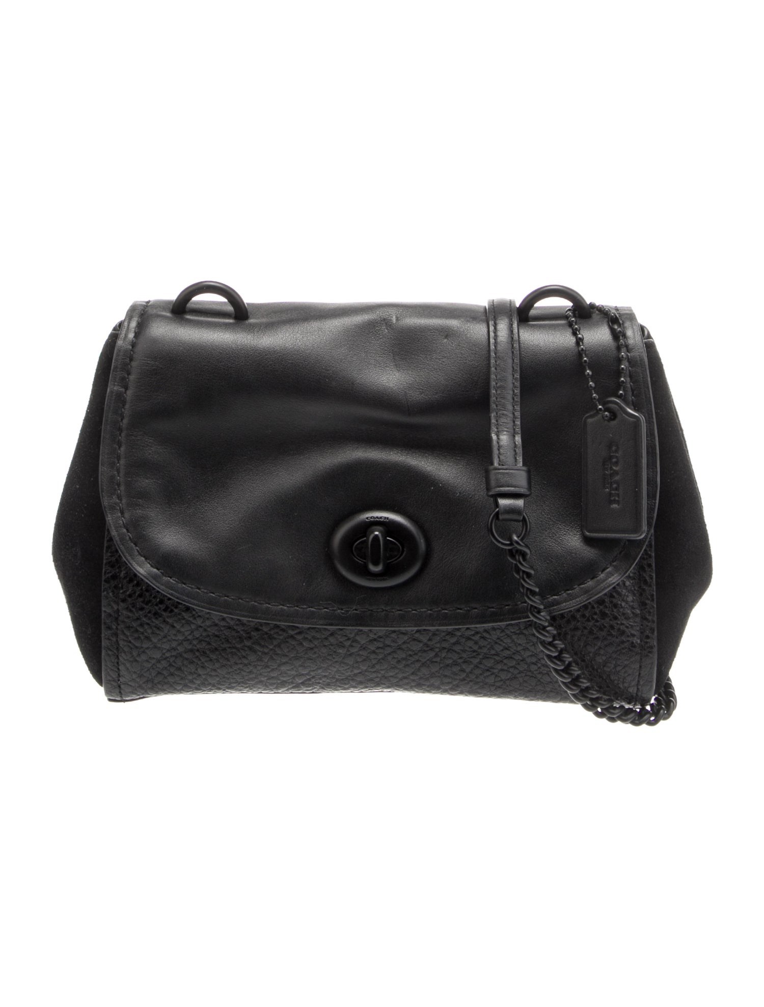 Coach Leather Crossbody Bag - Black Crossbody Bags, Handbags - CCH65193 | The RealReal