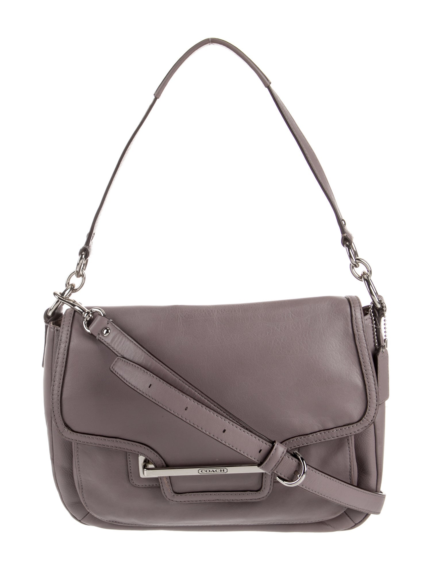 Coach Leather Shoulder Bag - Pink Shoulder Bags, Handbags - CCH64464 ...