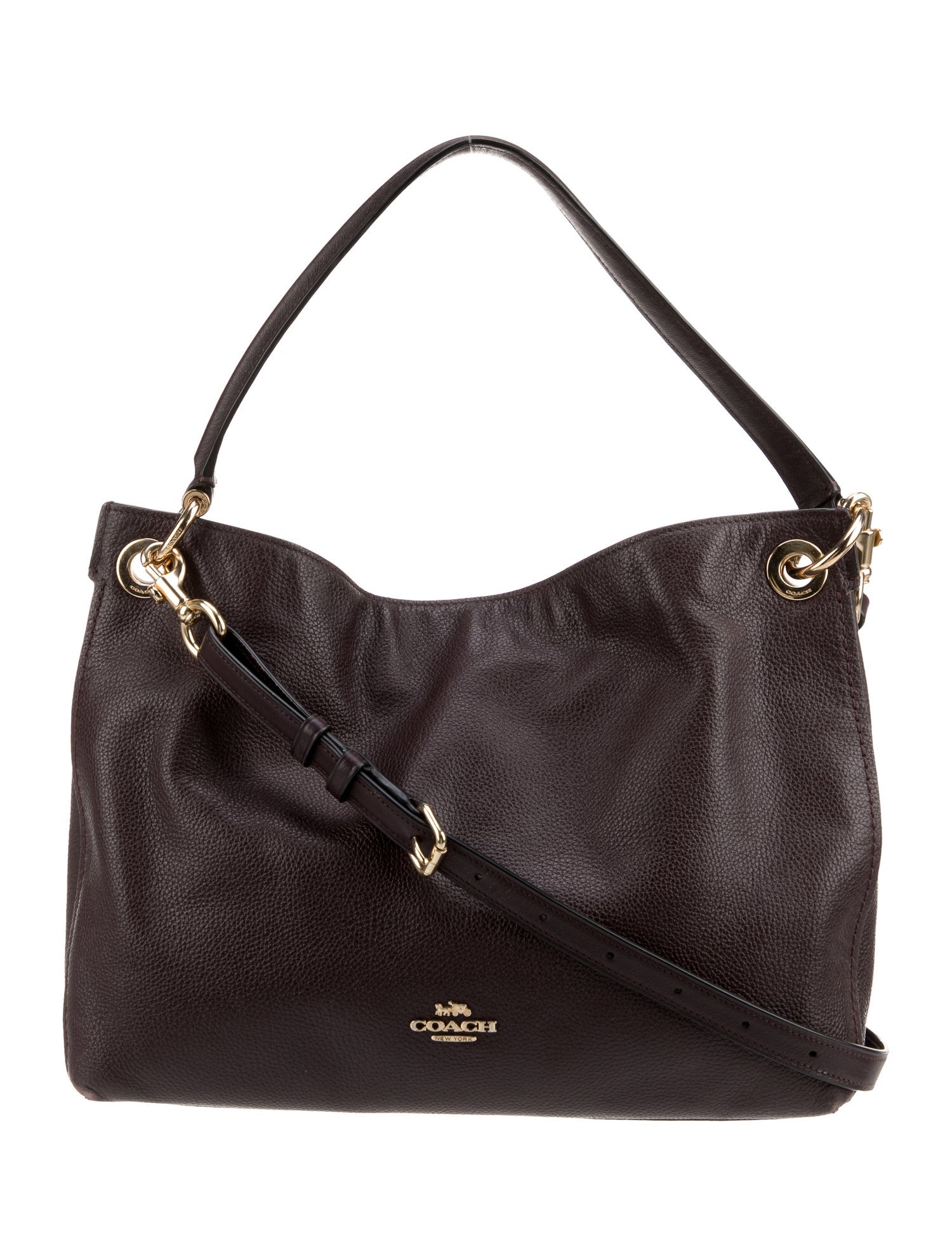 Coach Leather Shoulder Bag - Brown Shoulder Bags, Handbags - CCH65690 ...