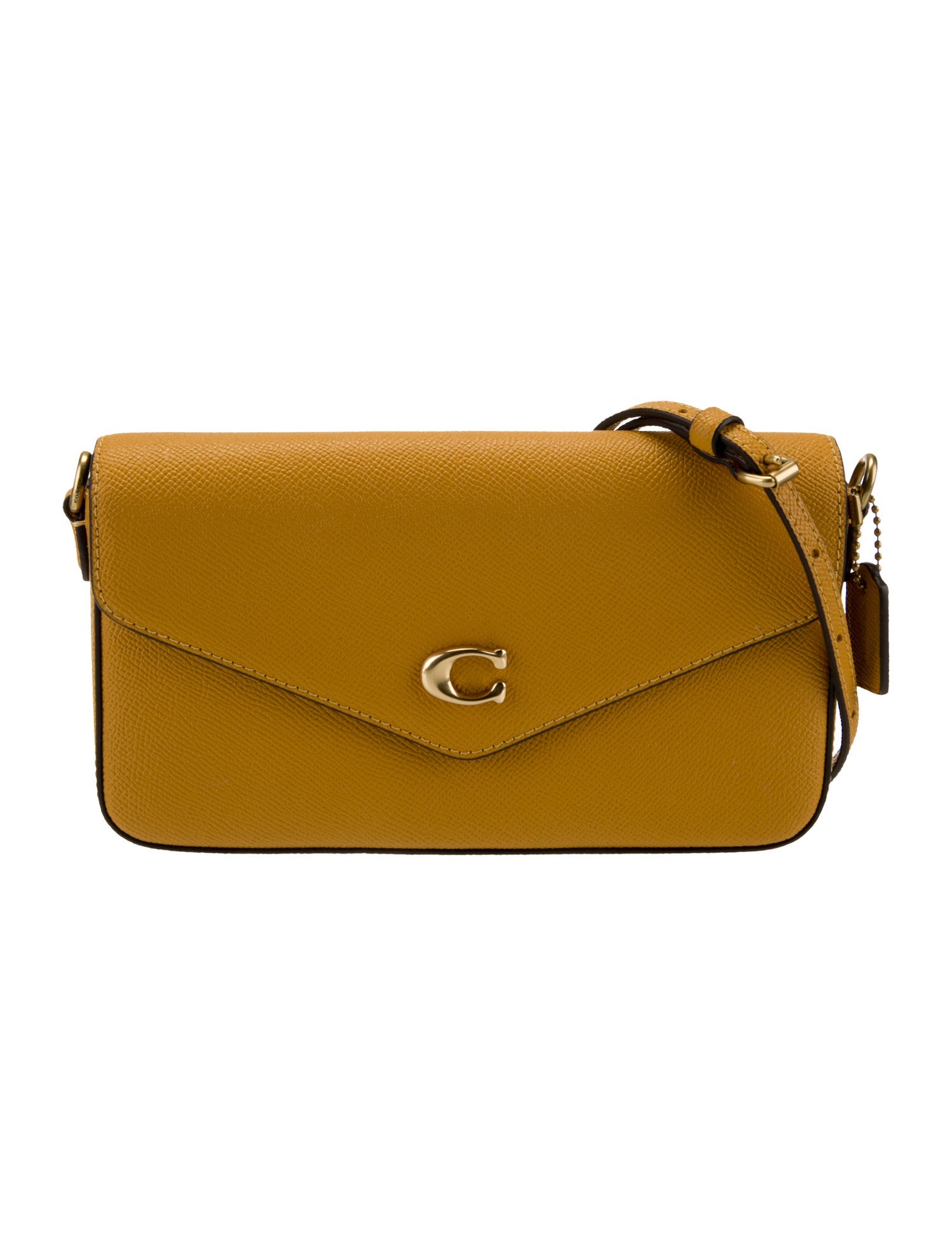 Coach Leather Crossbody Bag w/ Tags - Yellow Crossbody Bags, Handbags ...