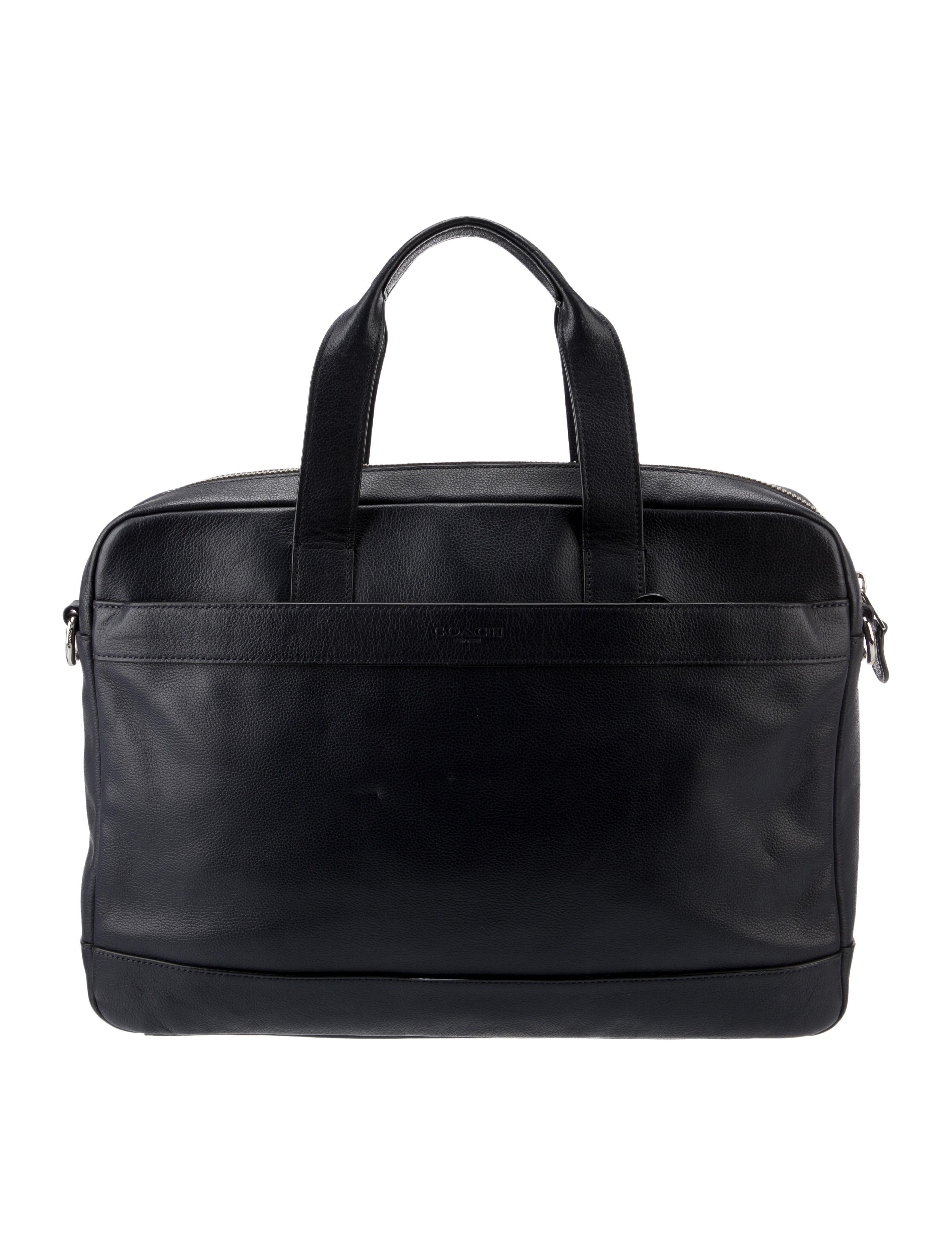 Coach Leather Briefcase - Blue Briefcases, Bags - CCH66361 | The RealReal