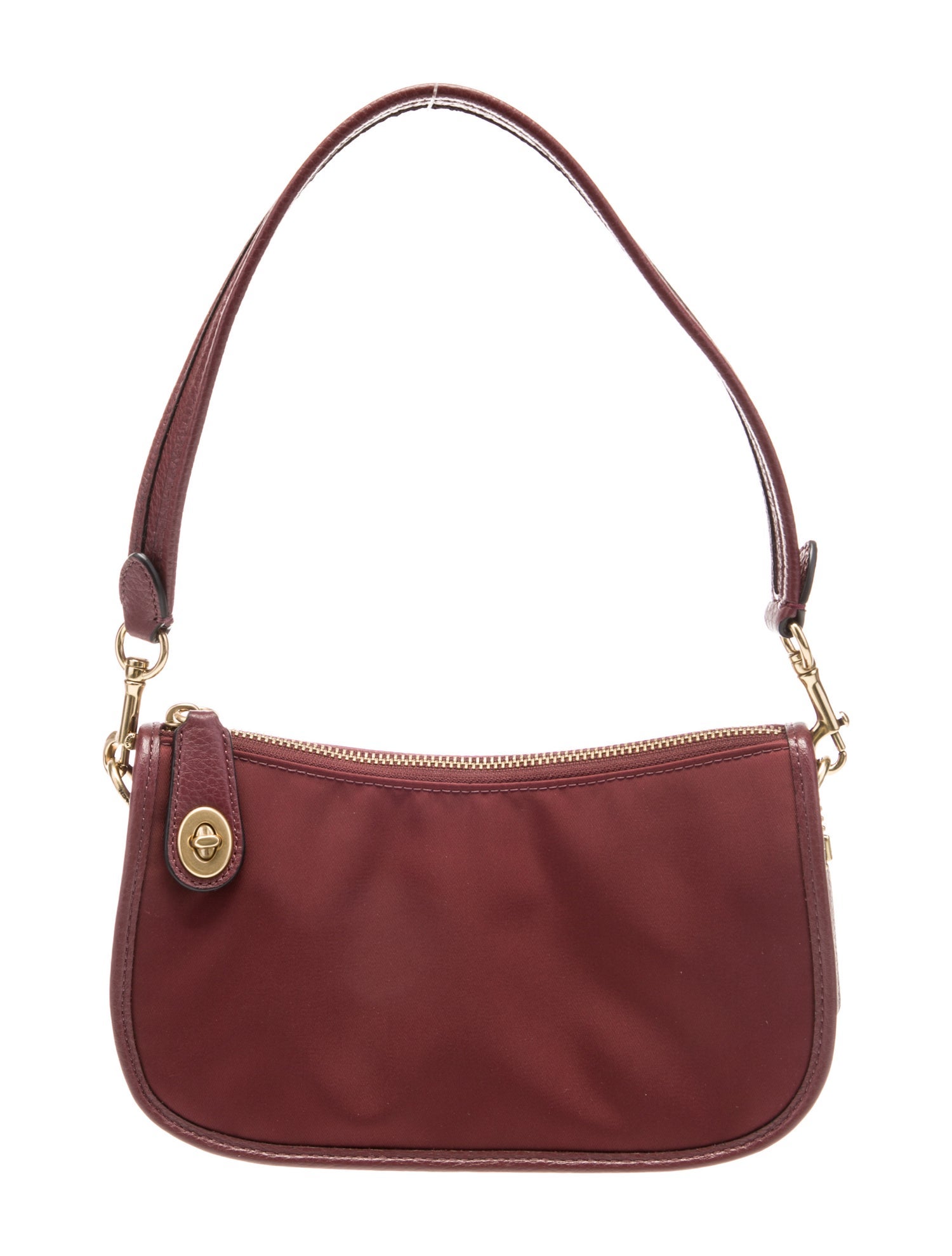 Coach Nylon Crossbody Bag w/ Tags - Burgundy Crossbody Bags, Handbags ...