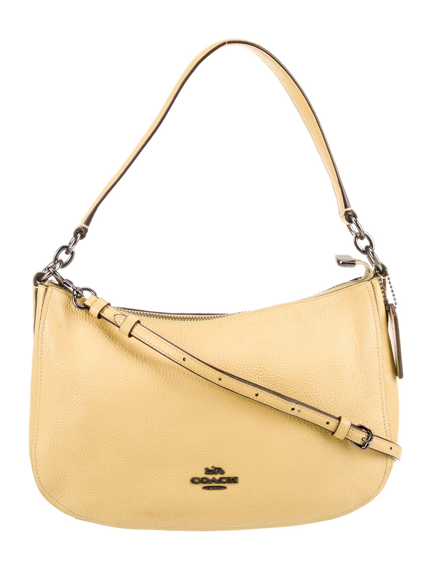Coach Leather Shoulder Bag - Yellow Shoulder Bags, Handbags - CCH67083 ...