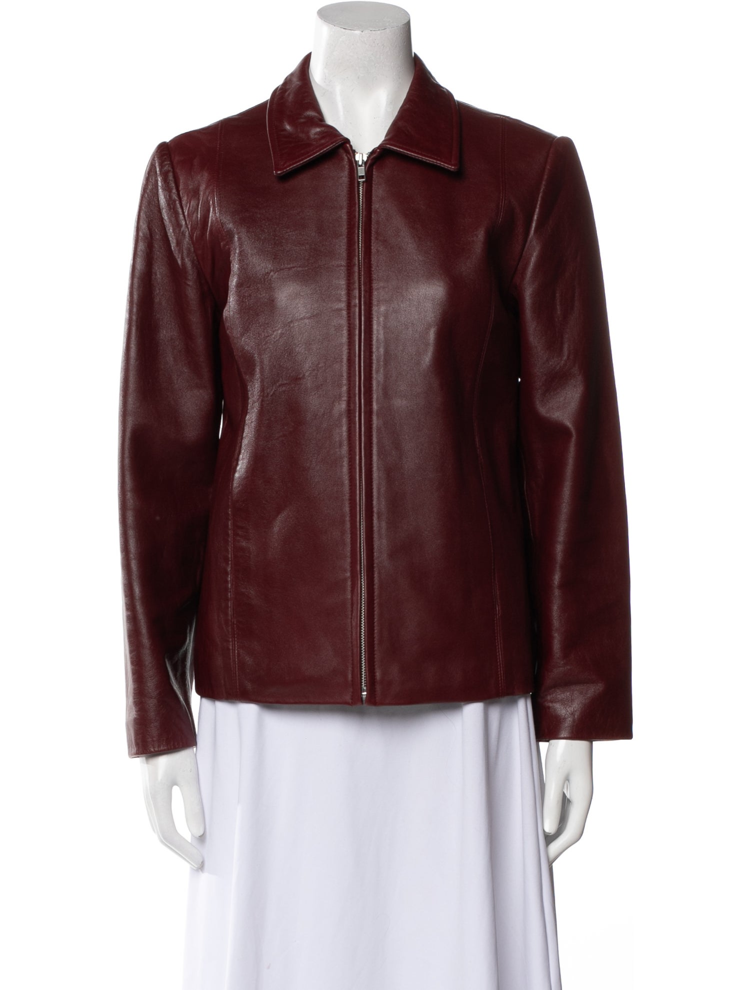 Coach Leather Jacket - Burgundy Jackets, Clothing - CCH68027 | The RealReal