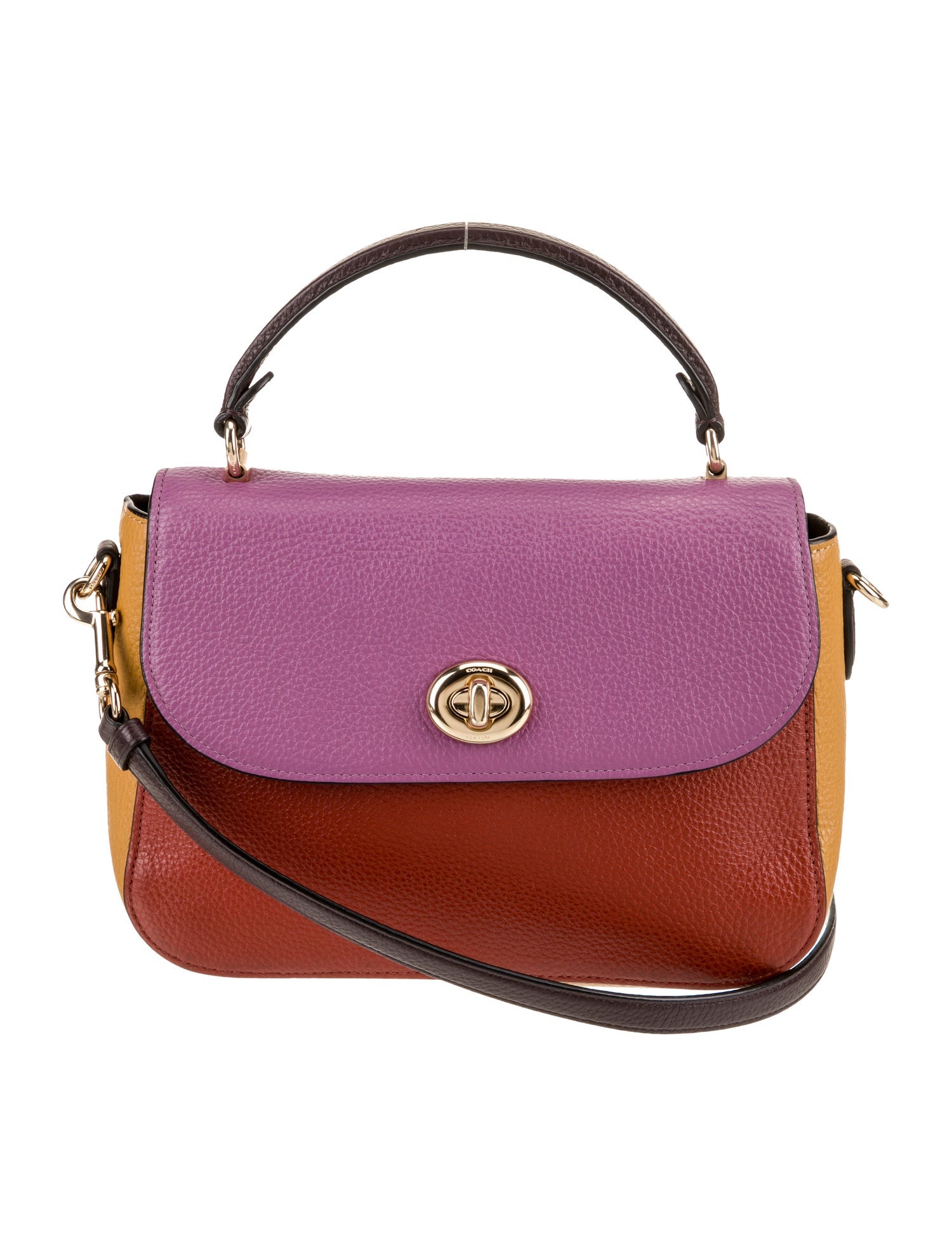 Coach Leather Top Handle Bag - Red Handle Bags, Handbags - CCH68294 ...