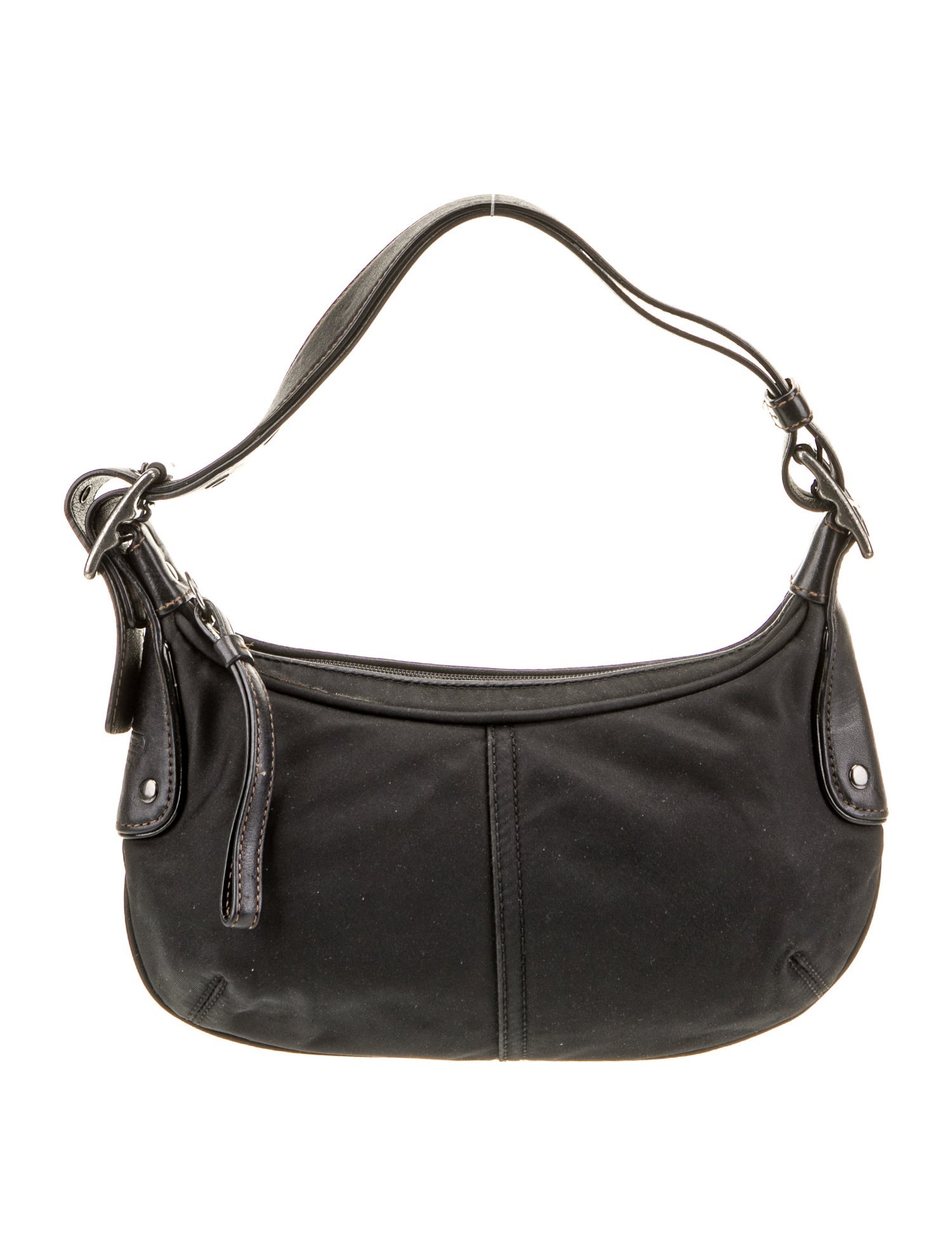 Coach Nylon Shoulder Bag - Black Shoulder Bags, Handbags - CCH69154 ...