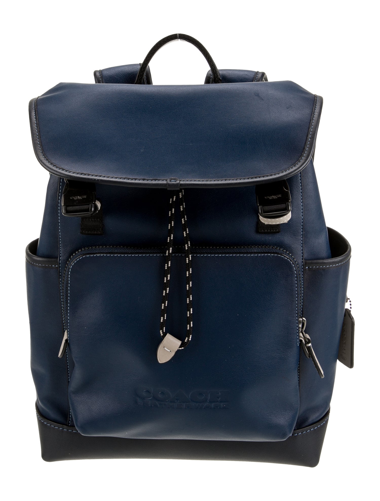 Coach Leather Backpack - Blue Backpacks, Handbags - CCH70509 | The RealReal