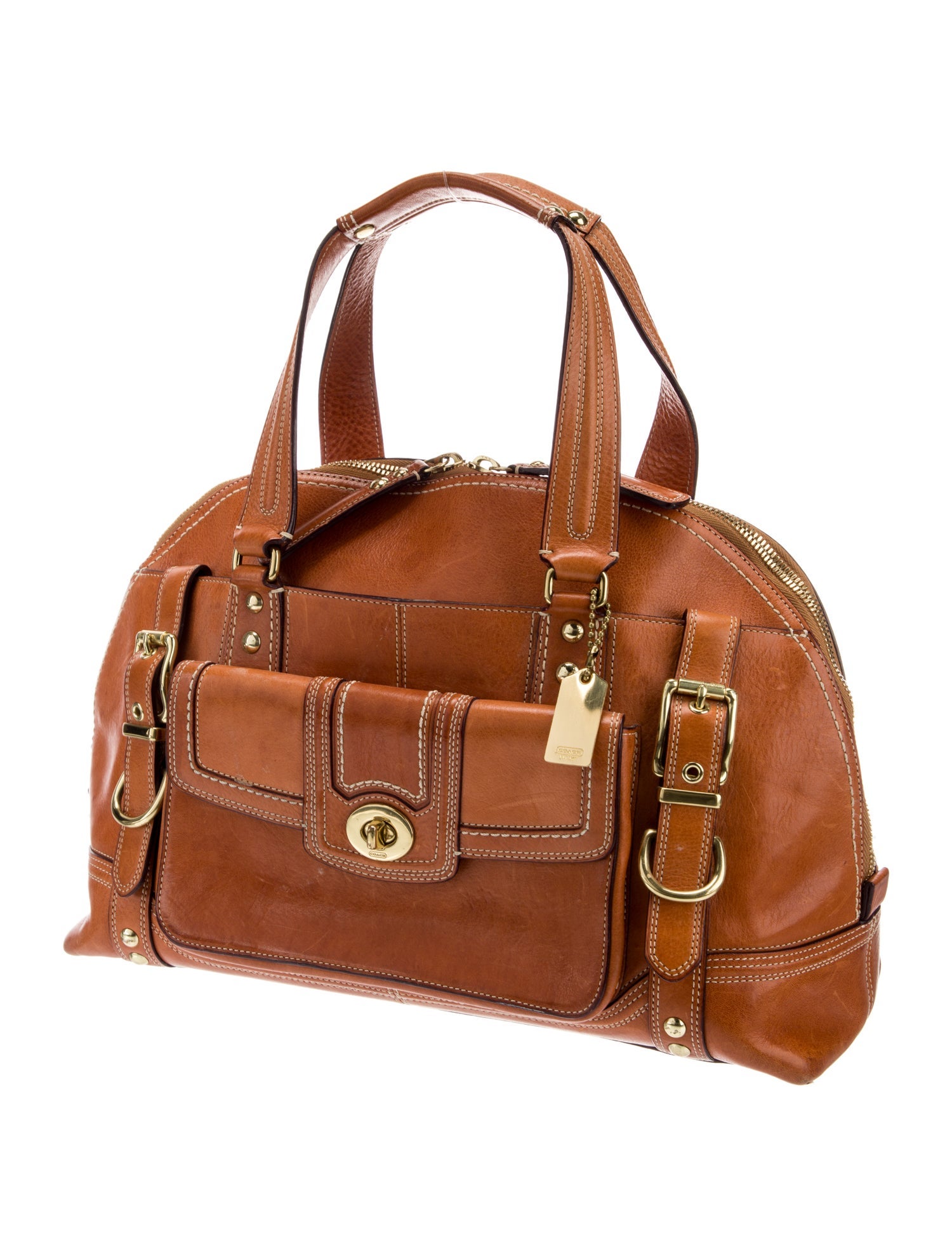Coach Leather Weekender Bag - Neutrals Luggage and Travel, Handbags ...