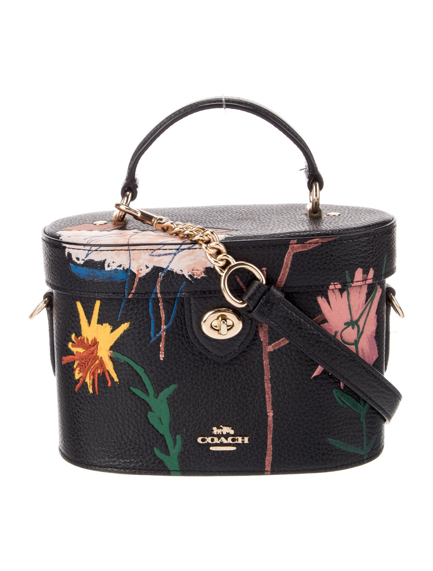 Coach Leather Top Handle Bag - Black Handle Bags, Handbags - CCH71377 ...