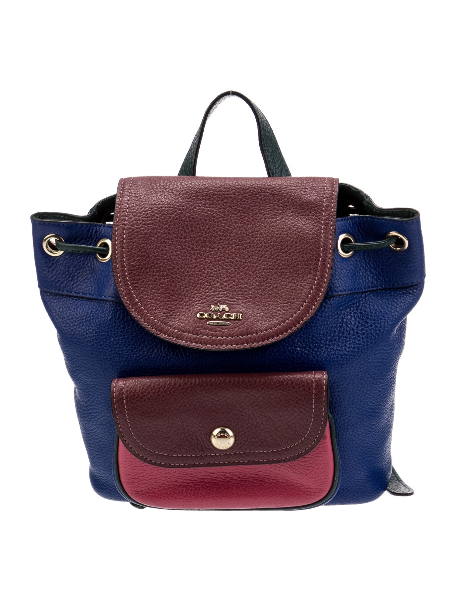 Coach Leather Backpack - Blue Backpacks, Handbags - CCH72175 | The RealReal