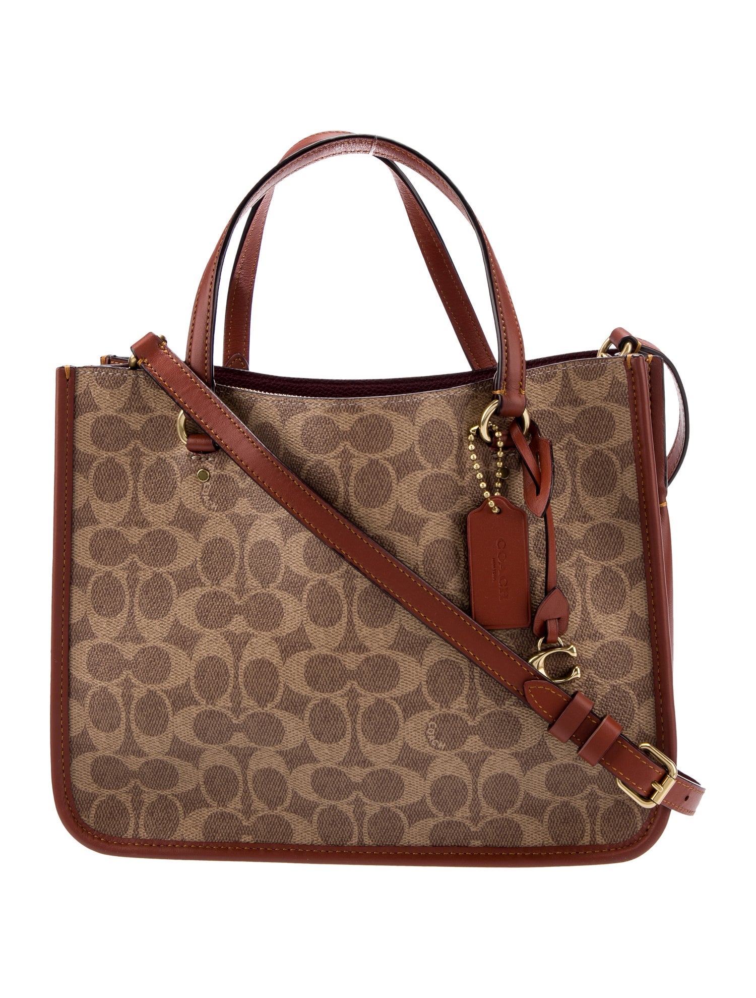 Coach Top Handle Bag - Brown Crossbody Bags, Handbags - CCH72408 | The ...