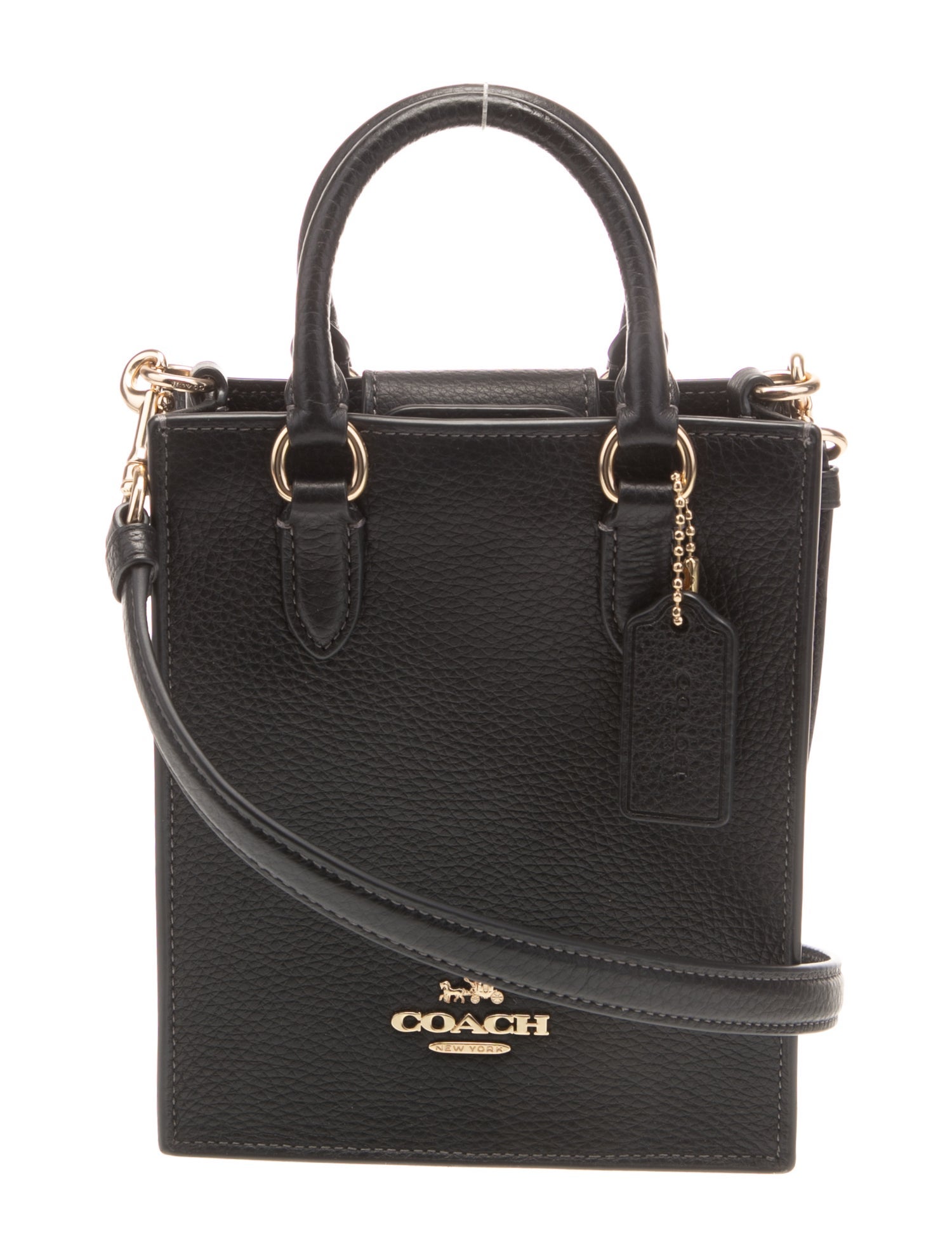 Coach Leather Top Handle Bag - Brown Handle Bags, Handbags - CCH72512 ...