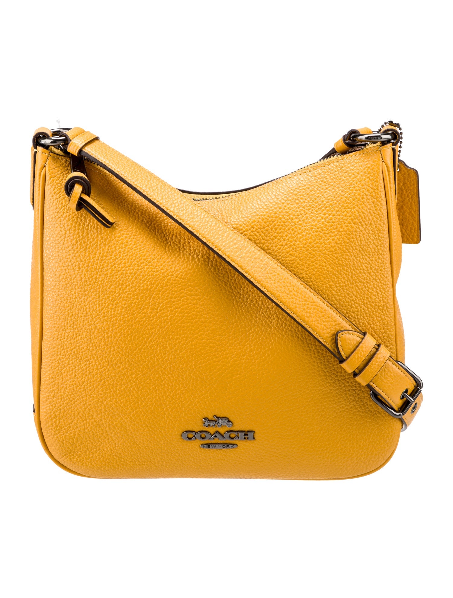 Coach Leather Messenger Bag w/ Tags - Yellow Crossbody Bags, Handbags ...