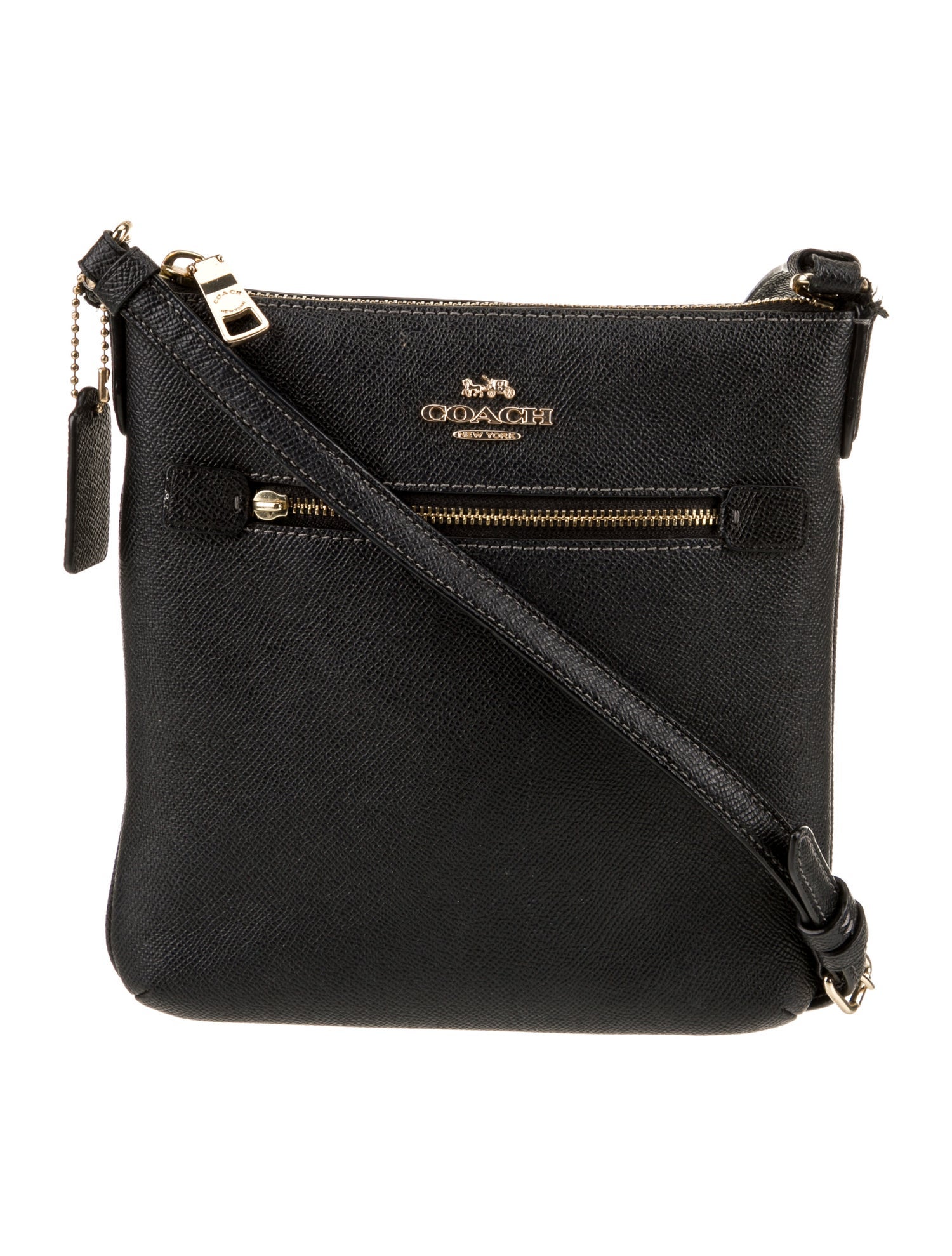 Coach Leather Crossbody Bag - Black Crossbody Bags, Handbags - CCH73458 | The RealReal