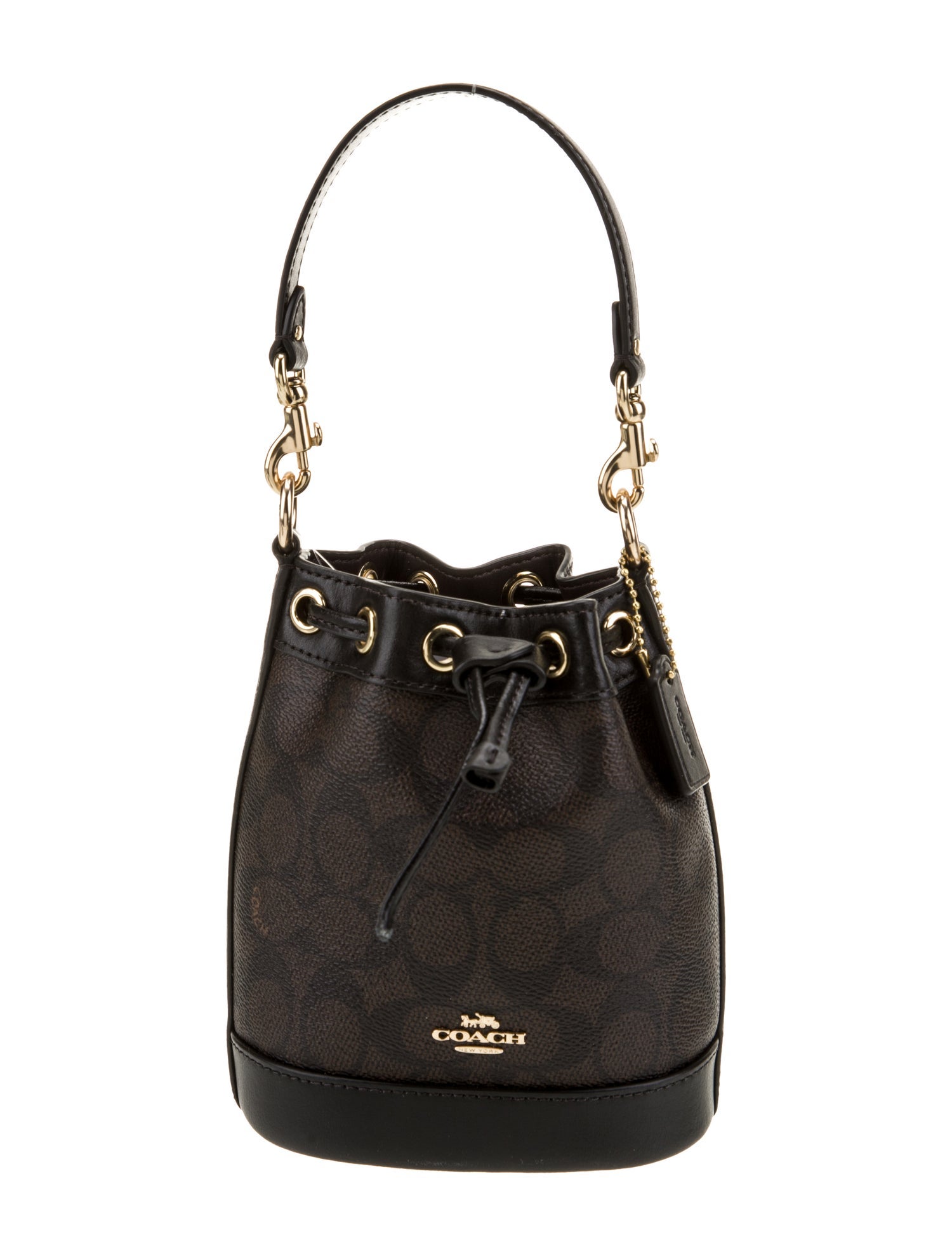 Coach Leather Bucket Bag - Brown Bucket Bags, Handbags - CCH73560 | The ...
