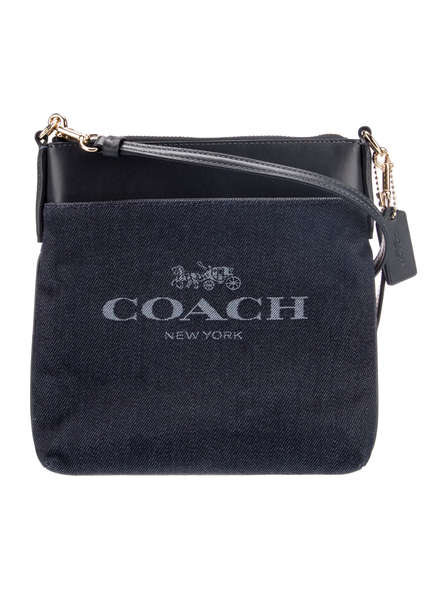 Coach Denim Crossbody Bag - Blue Crossbody Bags, Handbags - CCH74201 ...