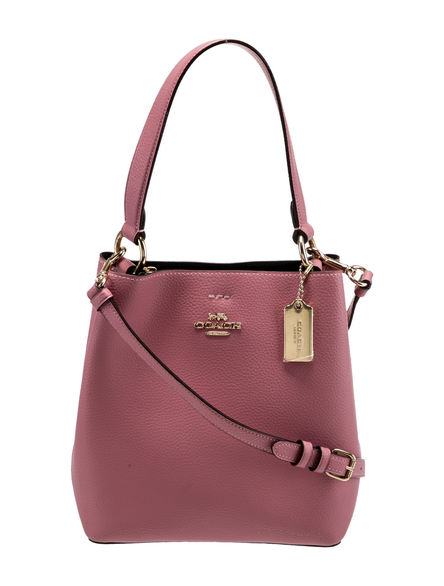 Coach Leather Bucket Bag - Pink Bucket Bags, Handbags - CCH74527 | The ...