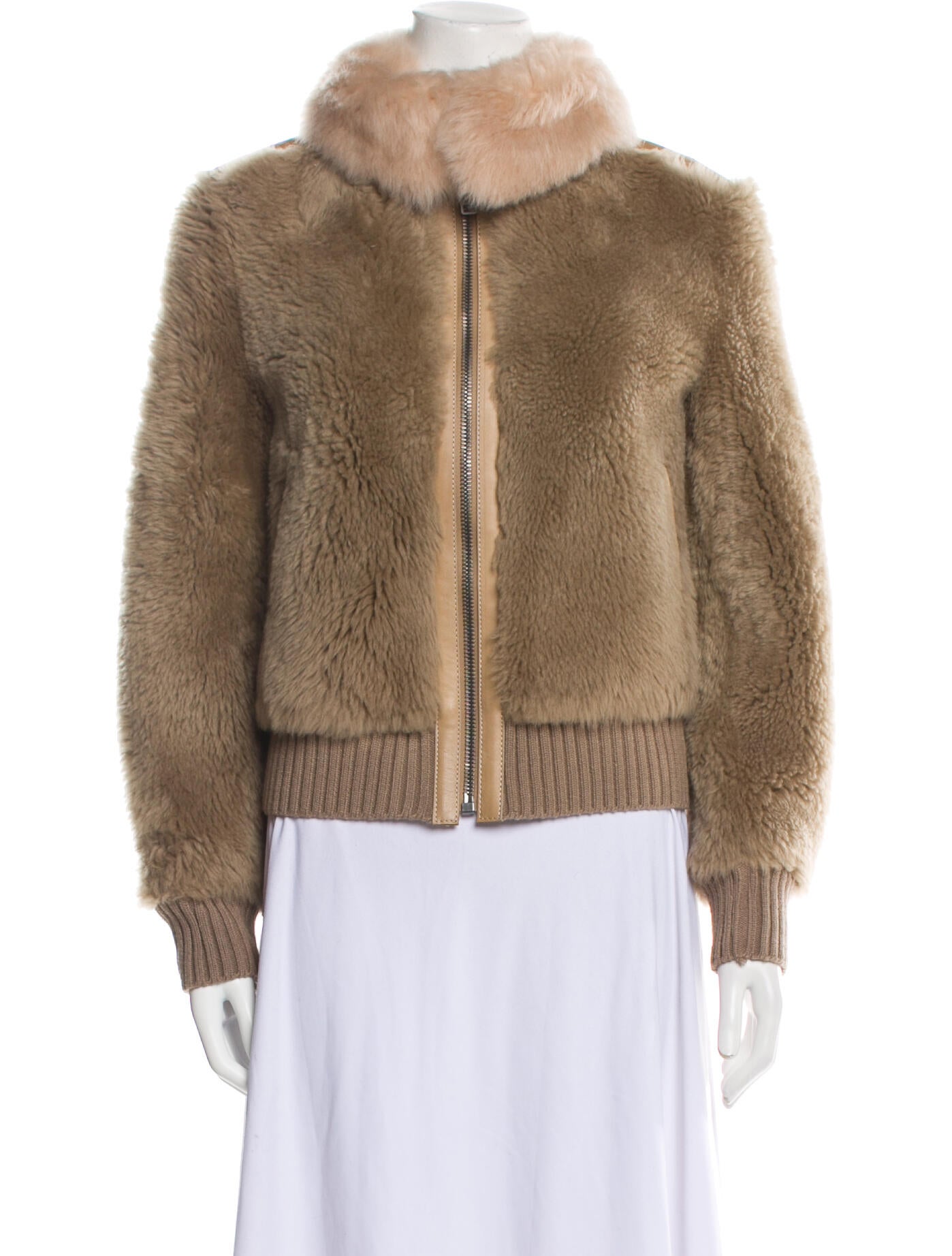 Coach Shearling Fur Jacket - Neutrals Jackets, Clothing - CCH75239 ...
