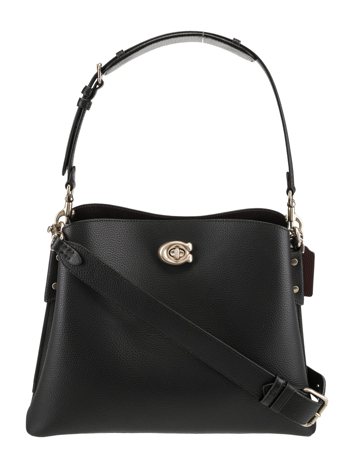 Coach Leather Shoulder Bag - Black Shoulder Bags, Handbags - CCH75636 ...
