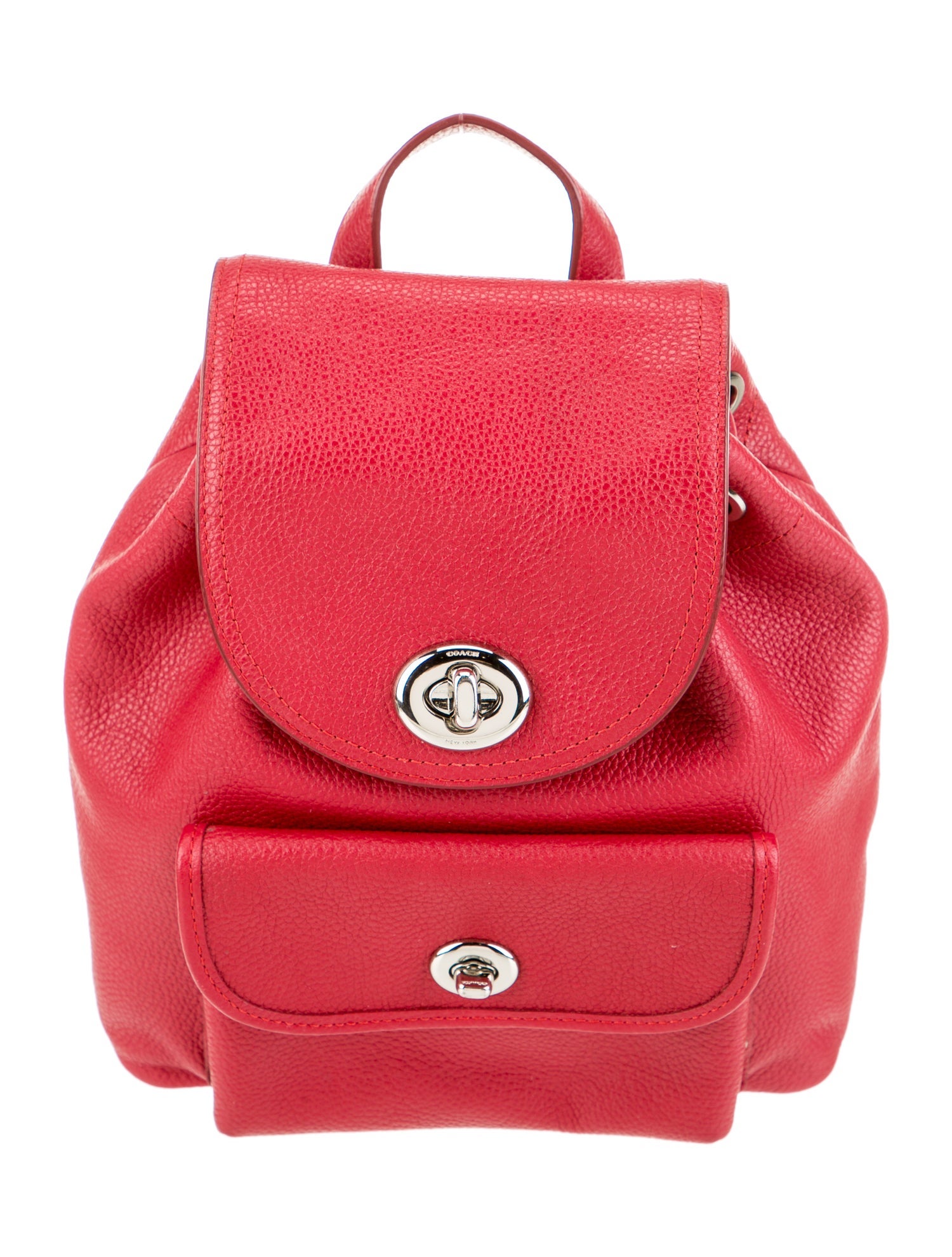 Coach Leather Backpack - Red Backpacks, Handbags - CCH75673 | The RealReal