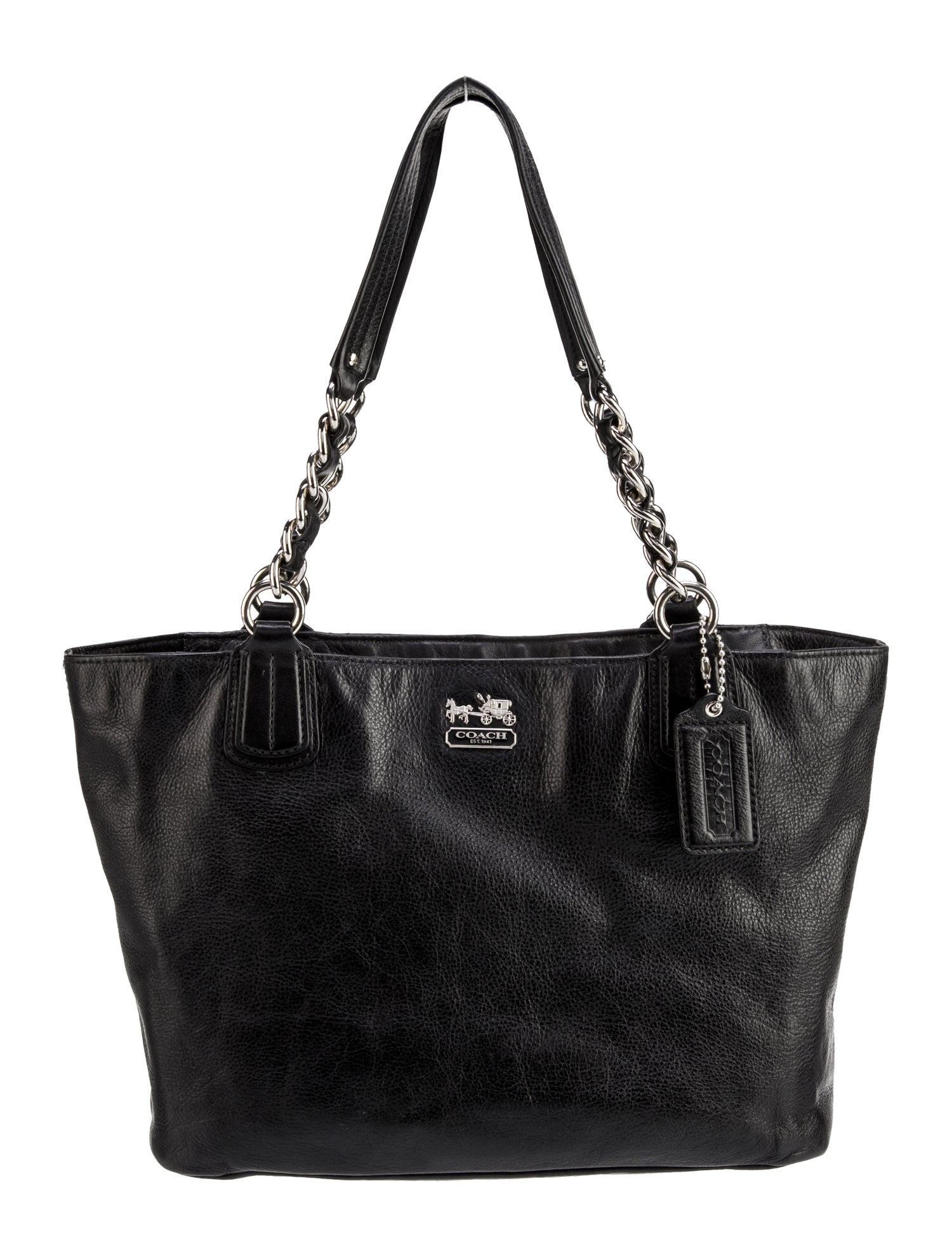 Coach Interlocking CC Tote - Black Totes, Handbags - CCH76365 | The ...