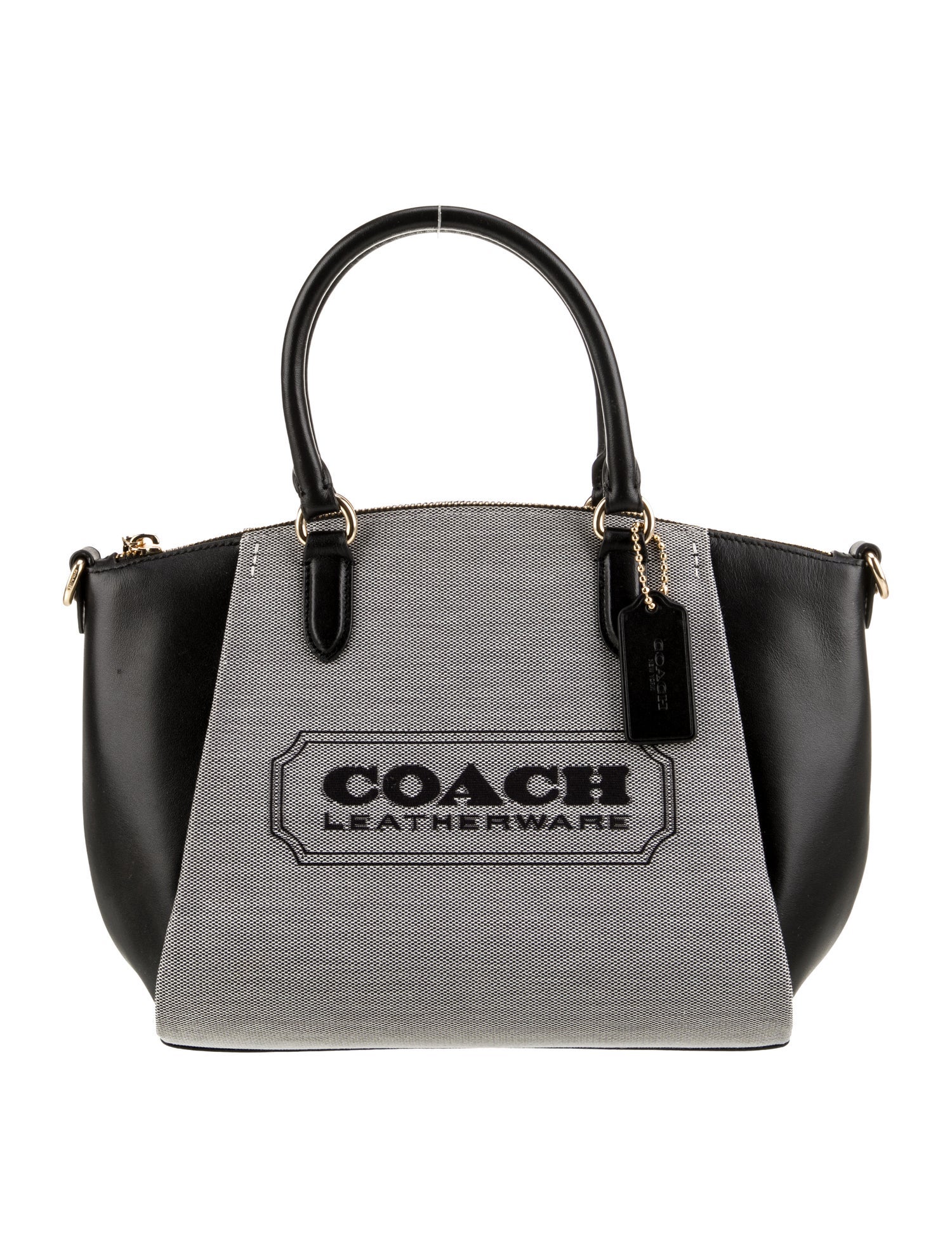 Coach Canvas Top Handle Bag w/ Tags - Blue Handle Bags, Handbags ...