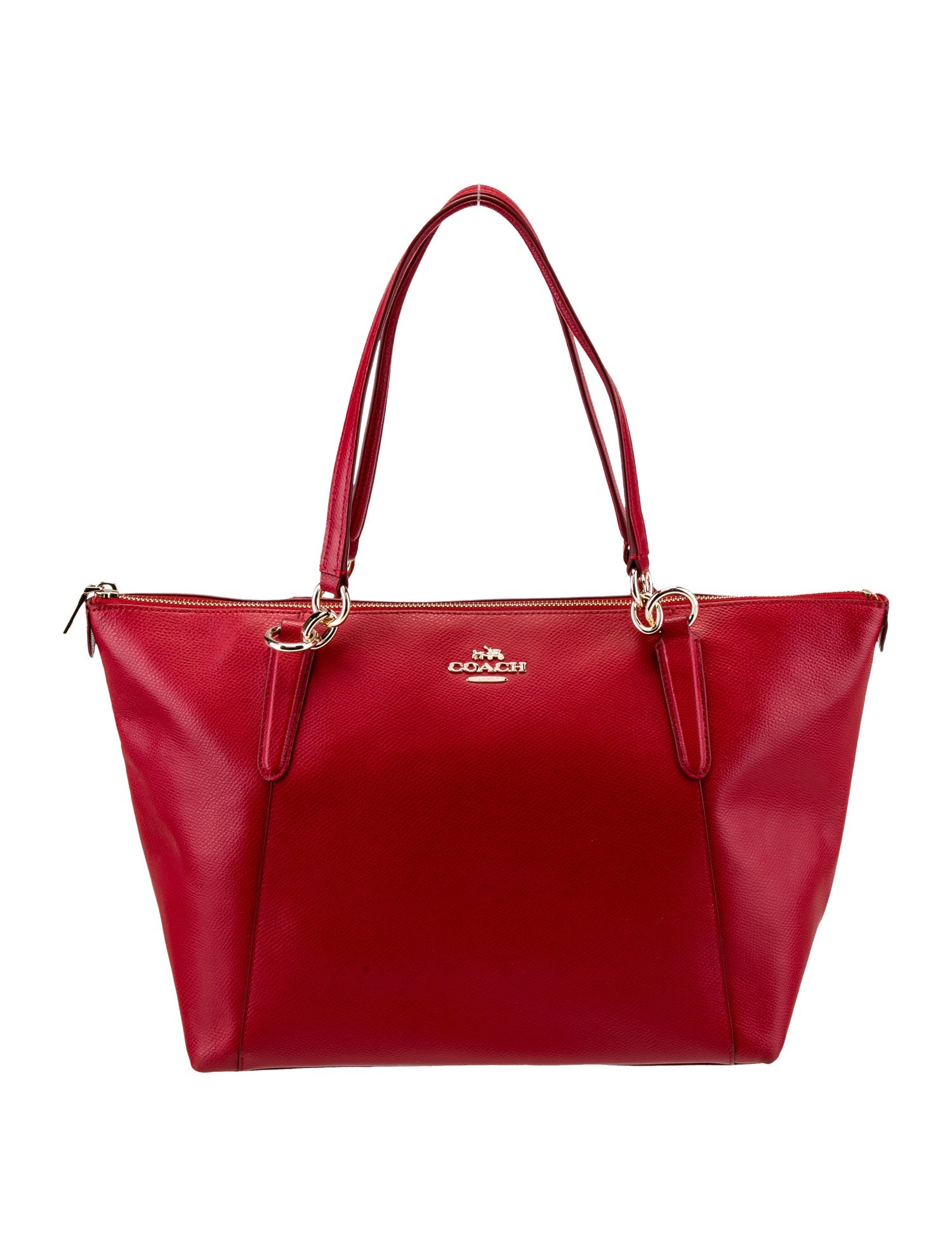 Coach Leather Tote - Red Totes, Handbags - CCH77481 | The RealReal