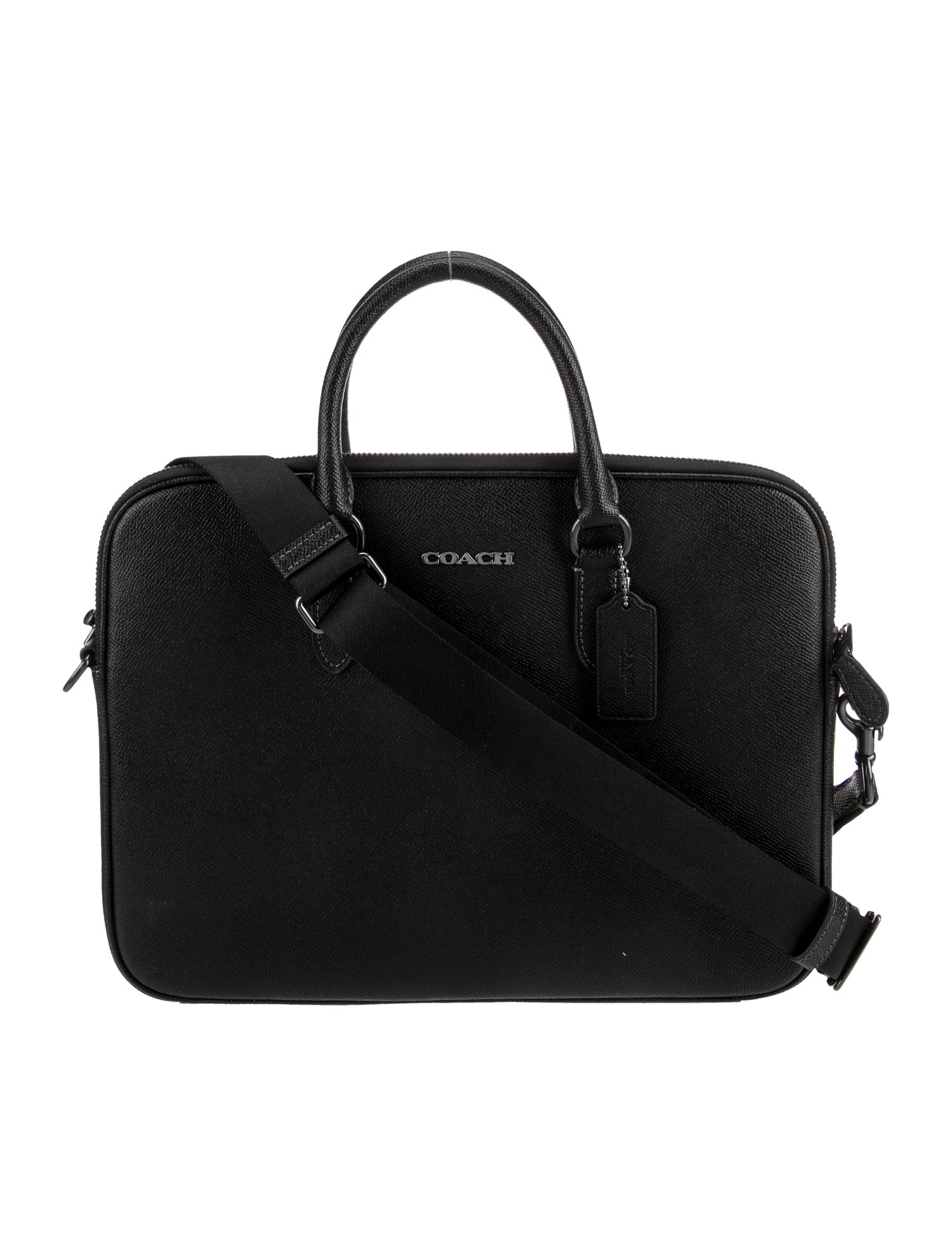 Coach Leather Briefcase w/ Tags - Black Briefcases, Bags - CCH77822 ...