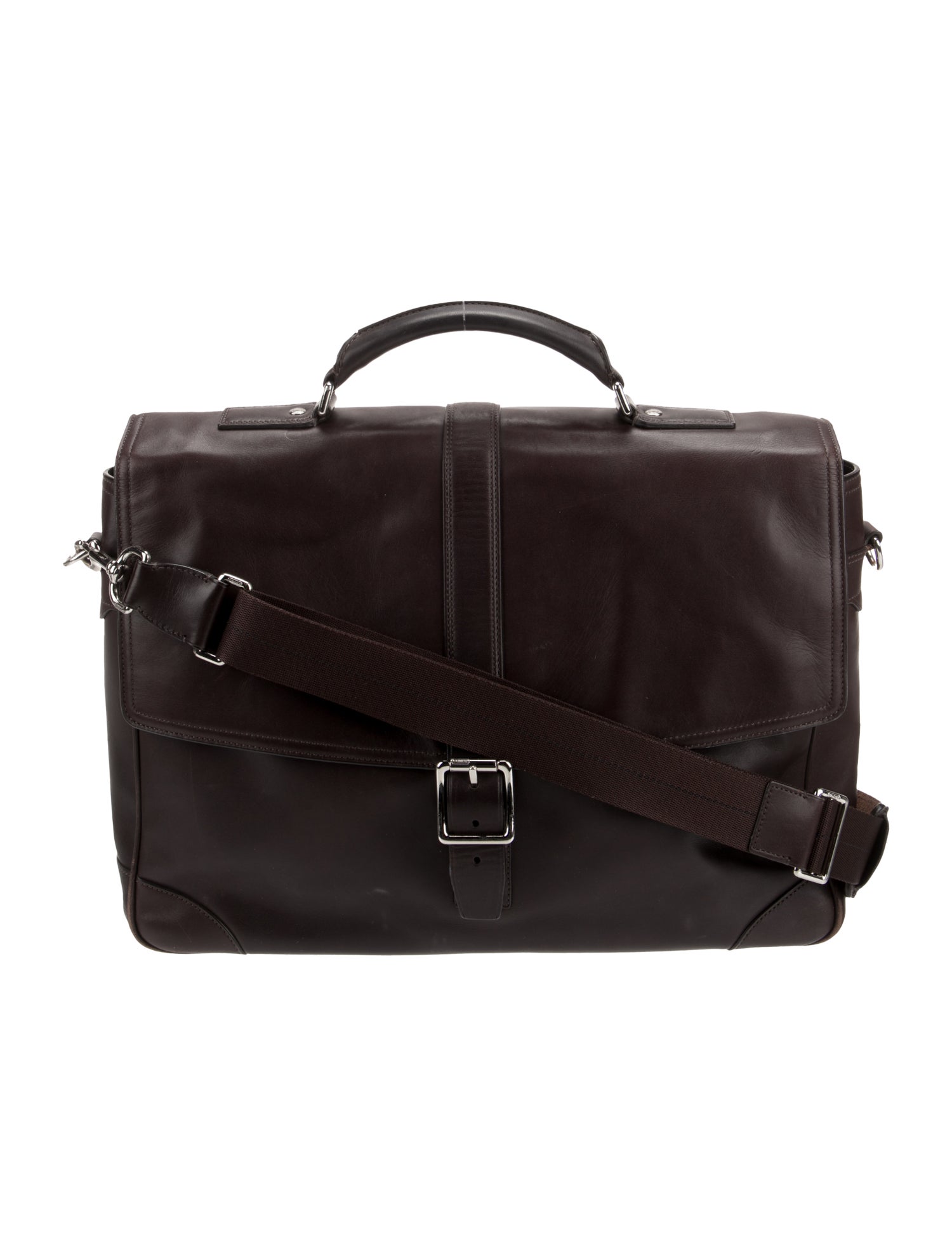 Coach Leather Briefcase - Brown Briefcases, Bags - CCH77853 | The RealReal