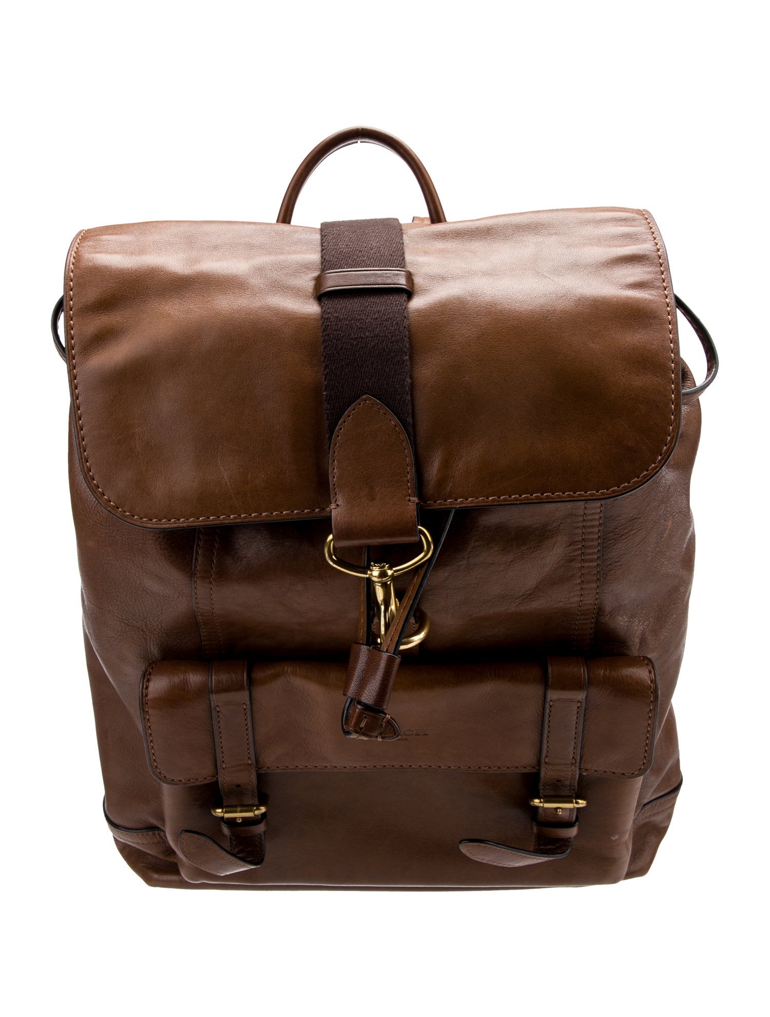 Coach Leather Backpack - Brown Backpacks, Bags - CCH78407 | The RealReal