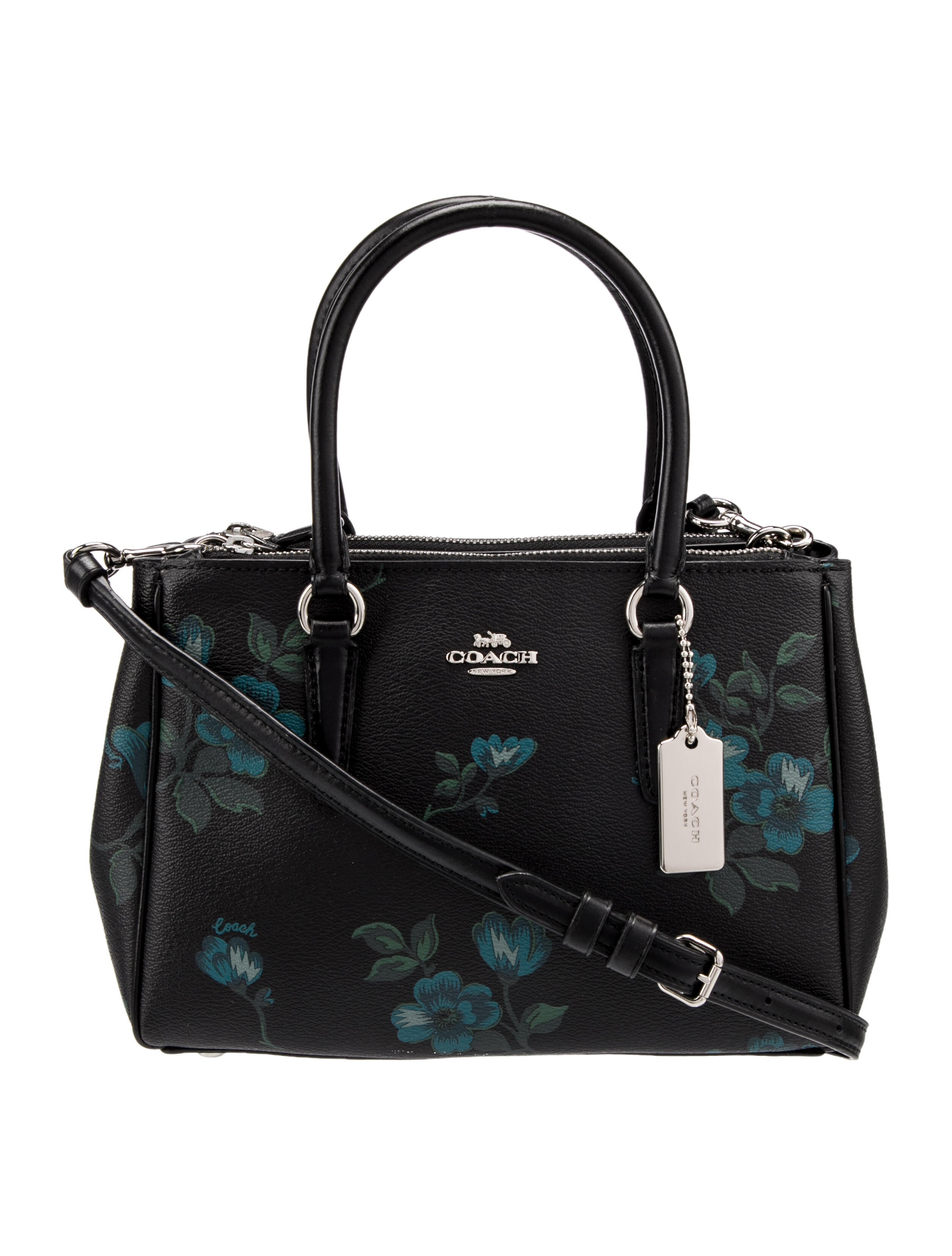 Coach Leather Top Handle Bag - Black Handle Bags, Handbags - CCH79318 ...