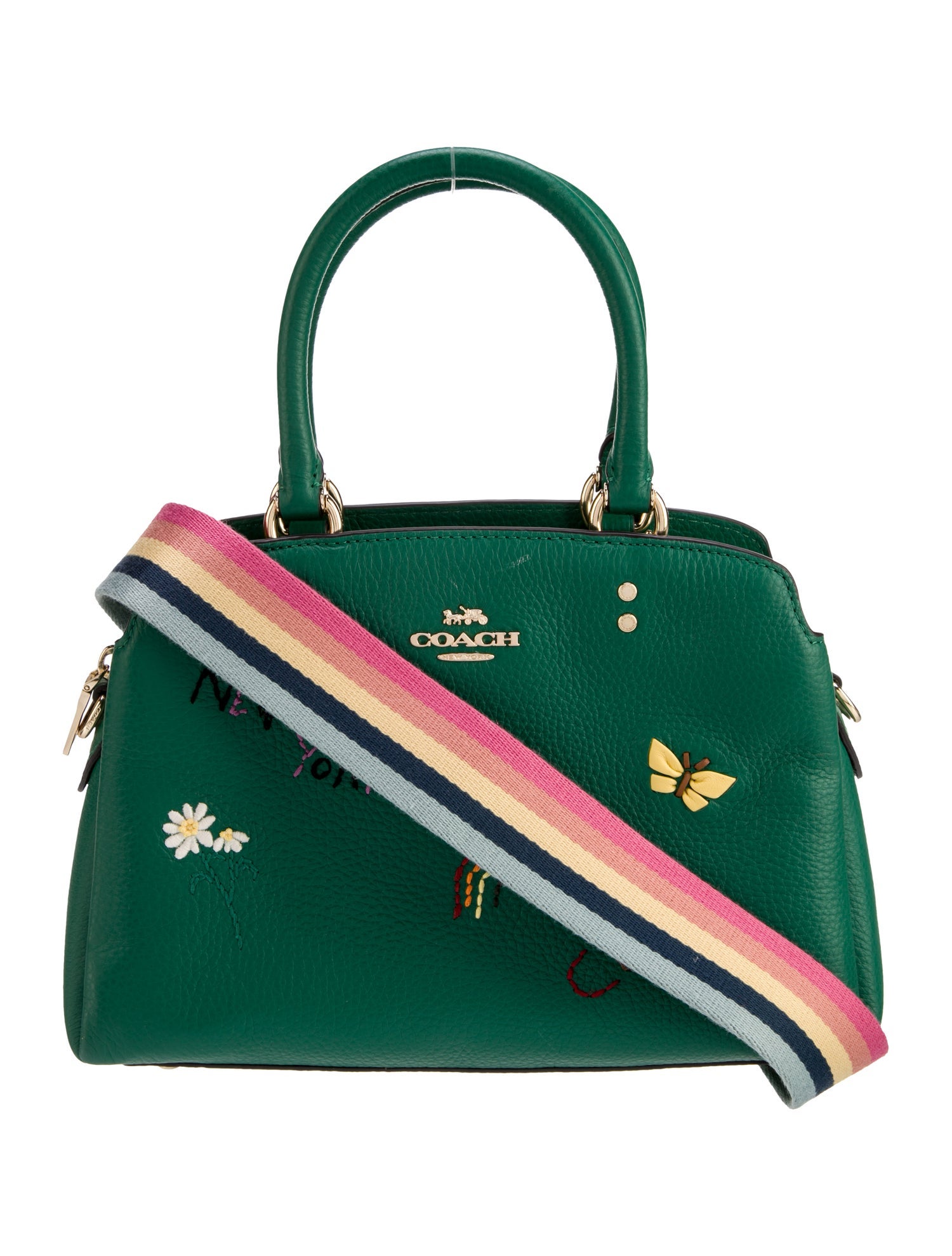 Coach Leather Top Handle Bag - Green Handle Bags, Handbags - CCH80513 ...