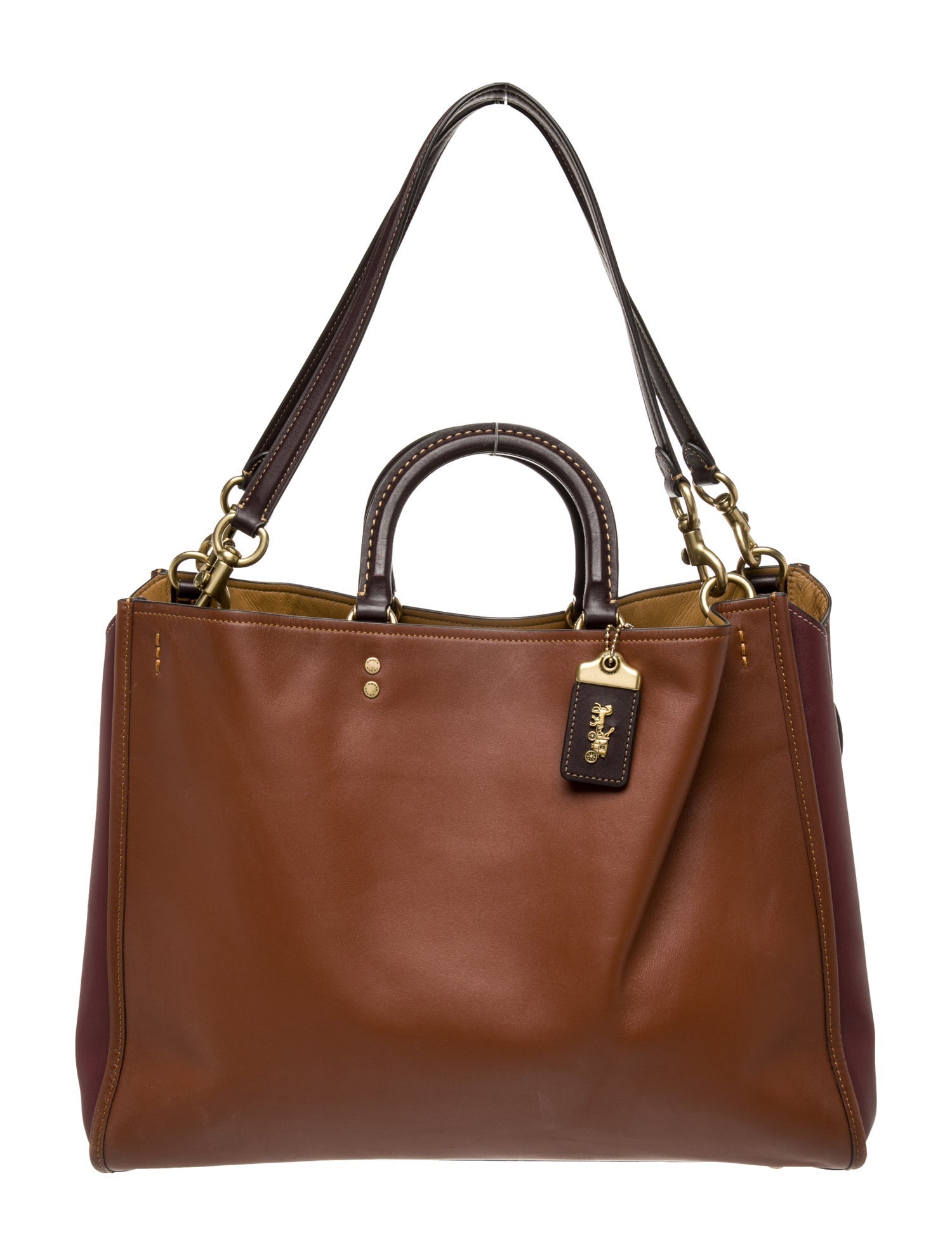 Coach Leather Shoulder Bag - Brown Totes, Handbags - CCH90171 | The ...