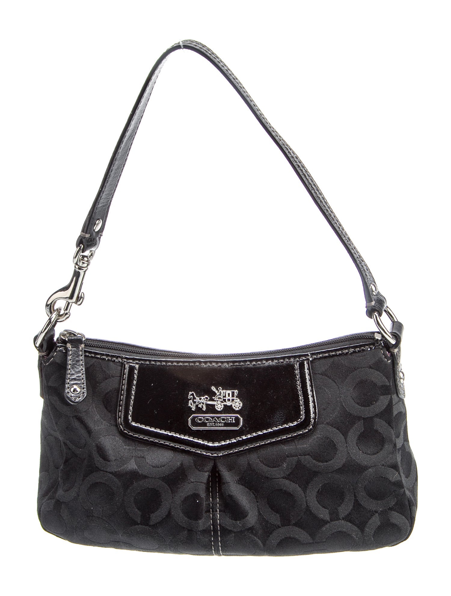 Coach Canvas Top Handle Bag - Black Handle Bags, Handbags - CCH99240 ...