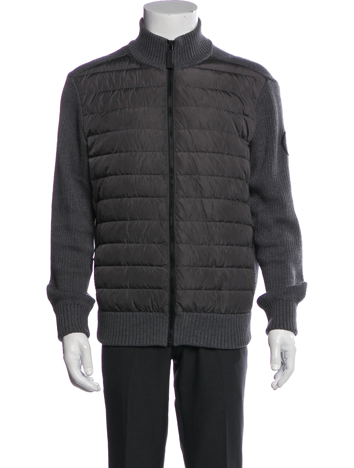 Canada Goose Merino Wool Puffer Coat - Grey Outerwear, Clothing ...