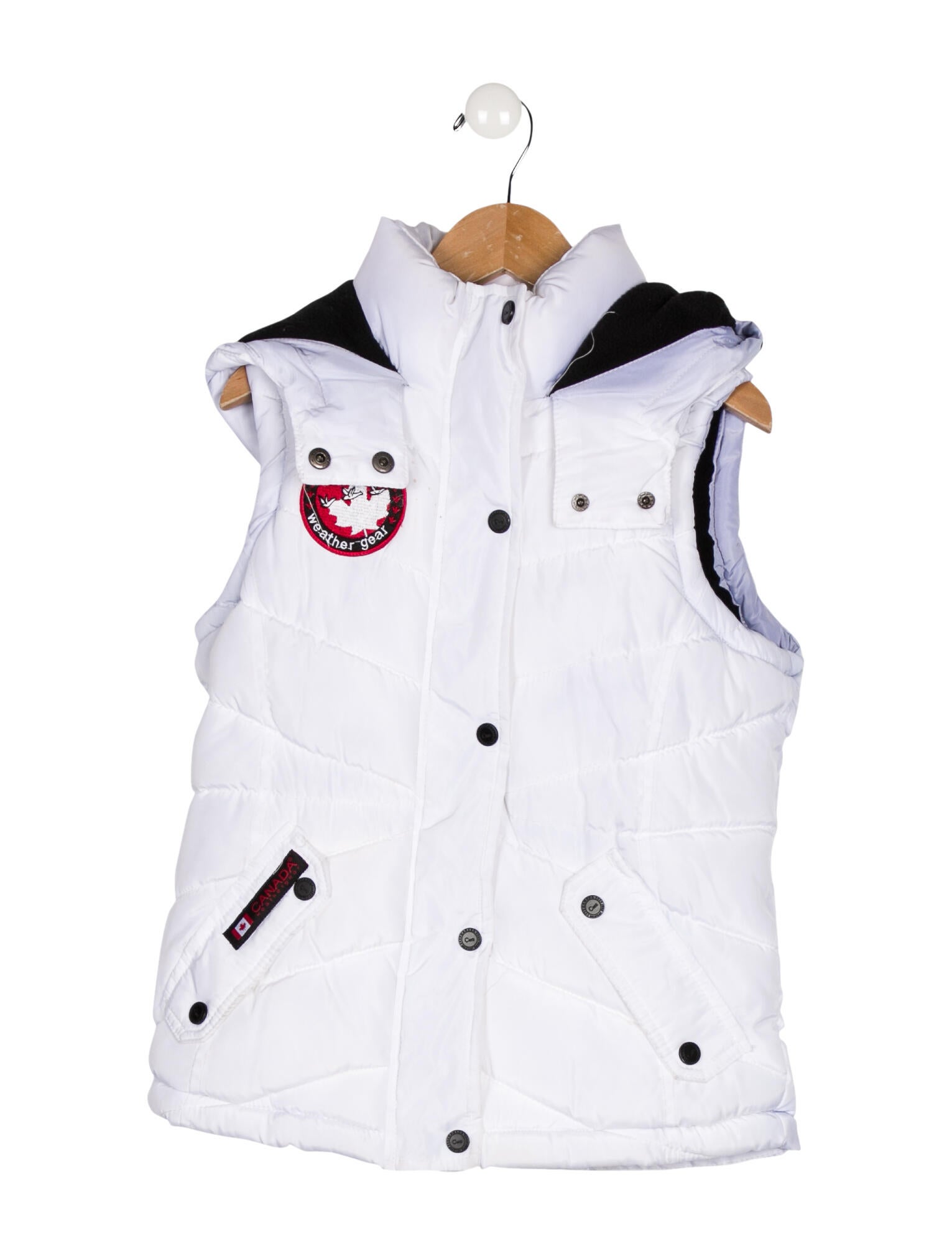 Canada Goose Girls Vest Jacket - White Sizes 7-16, Girls - CDO36007 ...