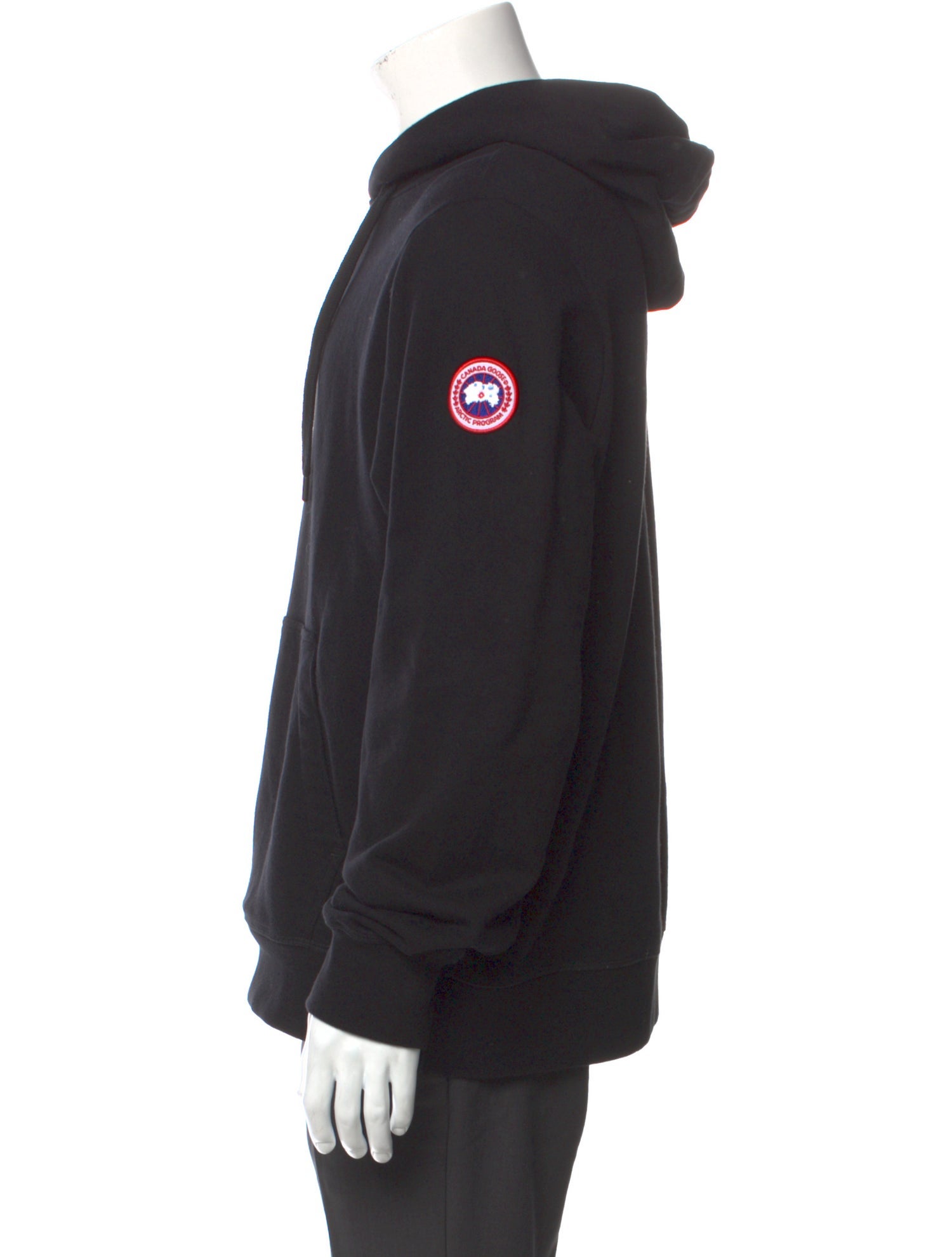 Canada Goose Crew Neck Long Sleeve Hoodie - Black Sweatshirts & Hoodies ...