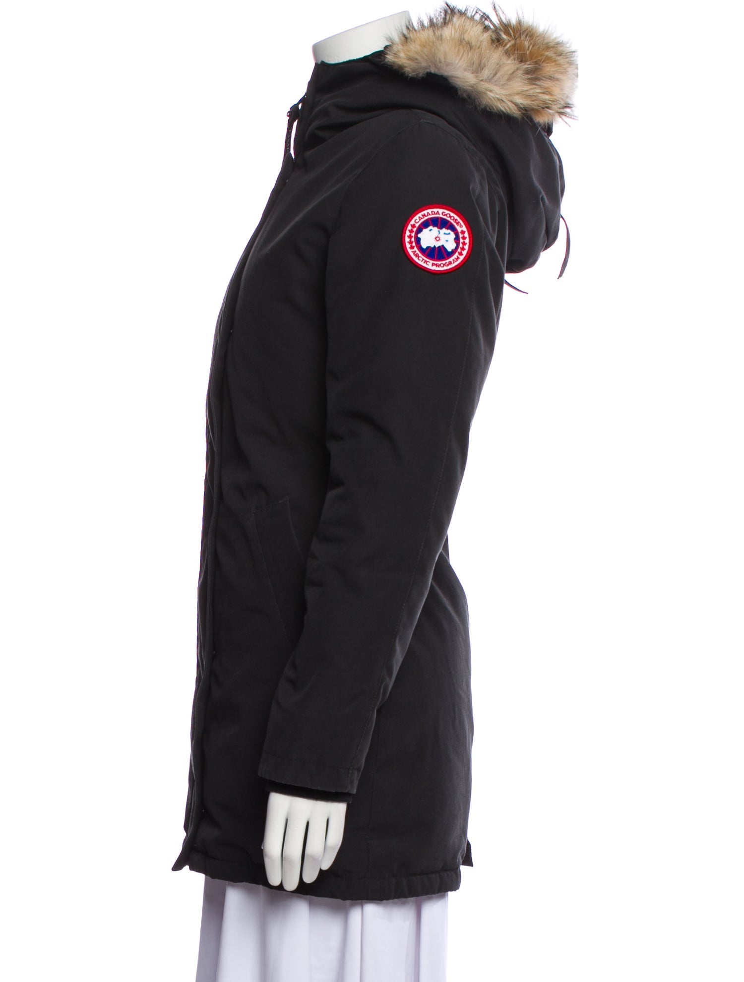 Canada Goose Faux Fur Coat - Red Coats, Clothing - CDO41669 | The RealReal