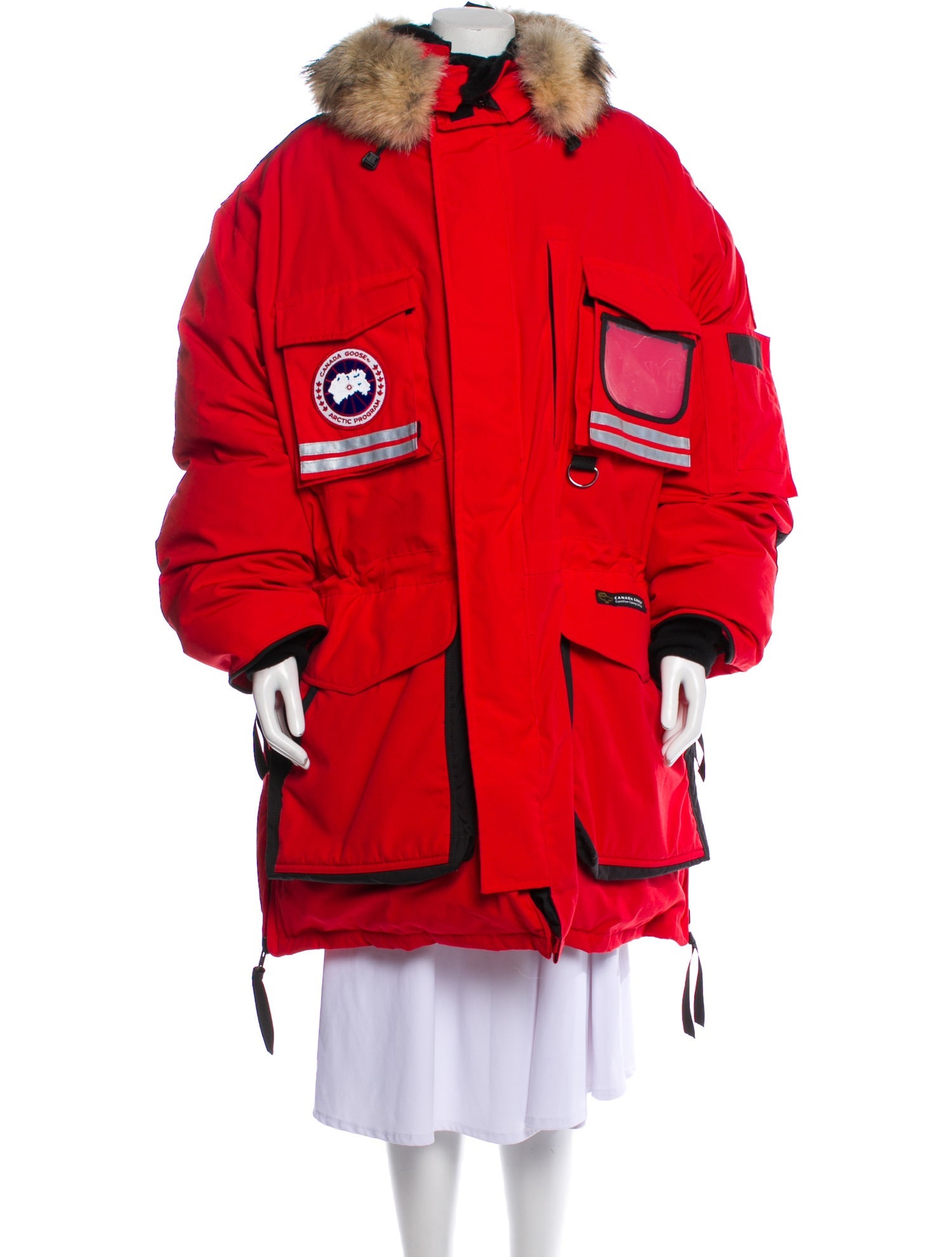 Canada Goose Down Coat - Red Coats, Clothing - CDO42739 | The RealReal