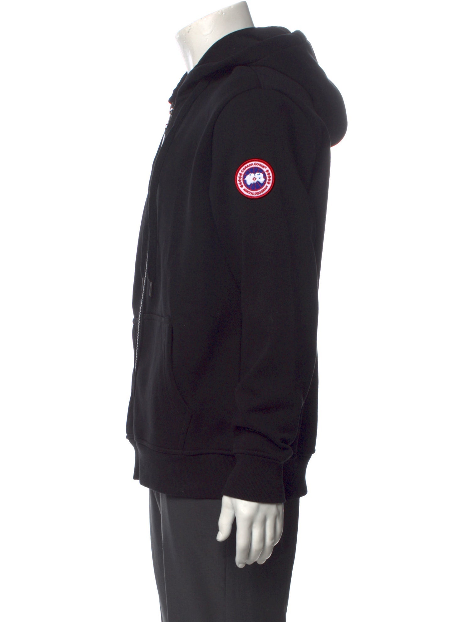 Canada Goose Merino Wool Crew Neck Hoodie - Black Sweatshirts & Hoodies ...