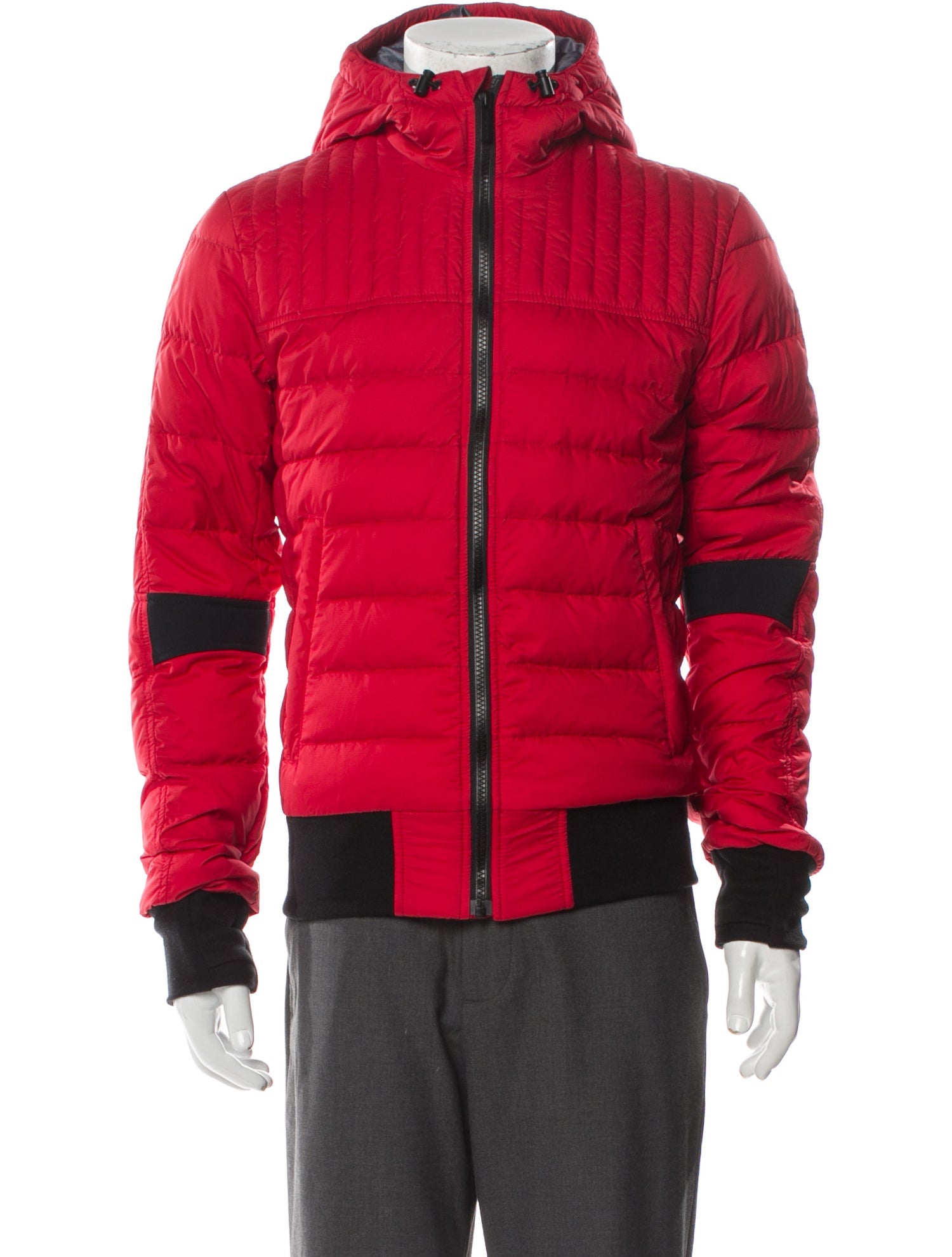 Goldbergh Colorblock Pattern Puffer Coat - Blue Outerwear, Clothing ...